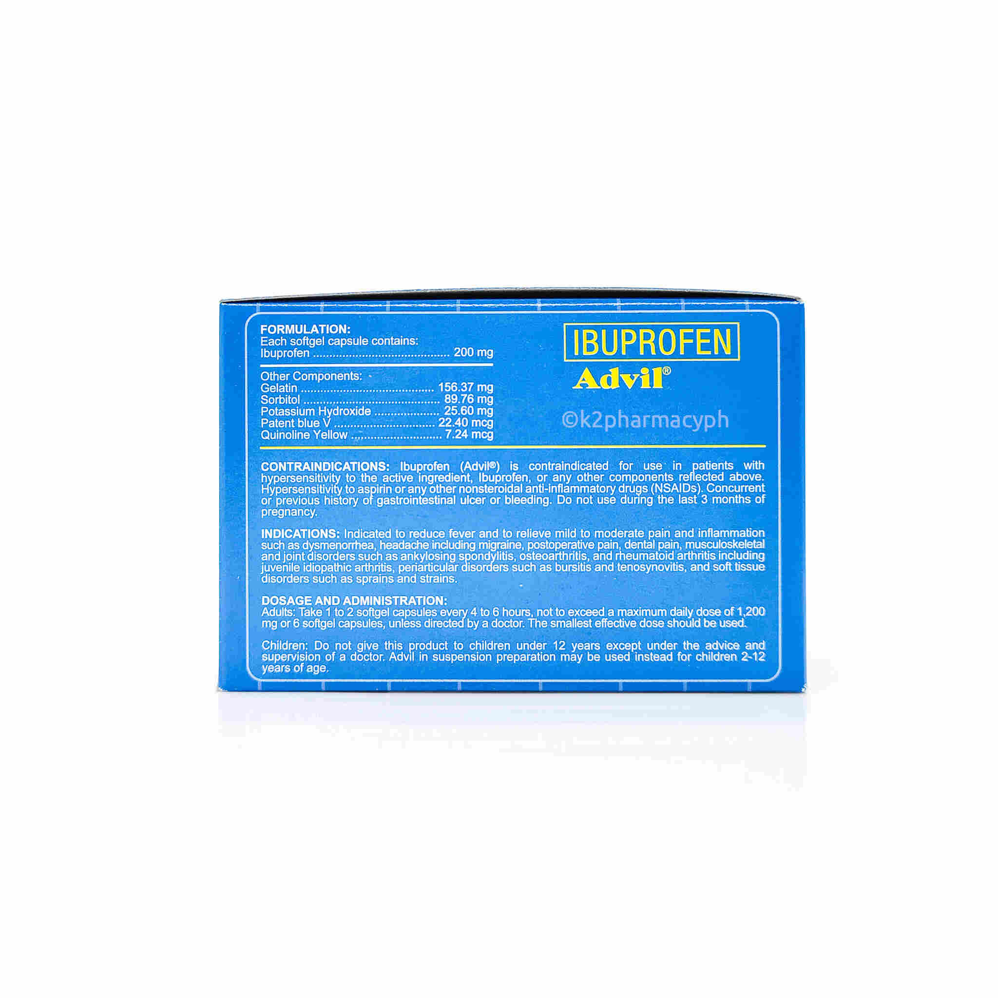 Advil® 200 mg Softgel Capsule