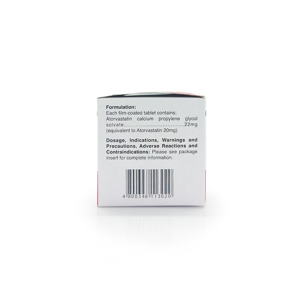 Atorvast-Natrapharm® 20mg Film-coated Tablet