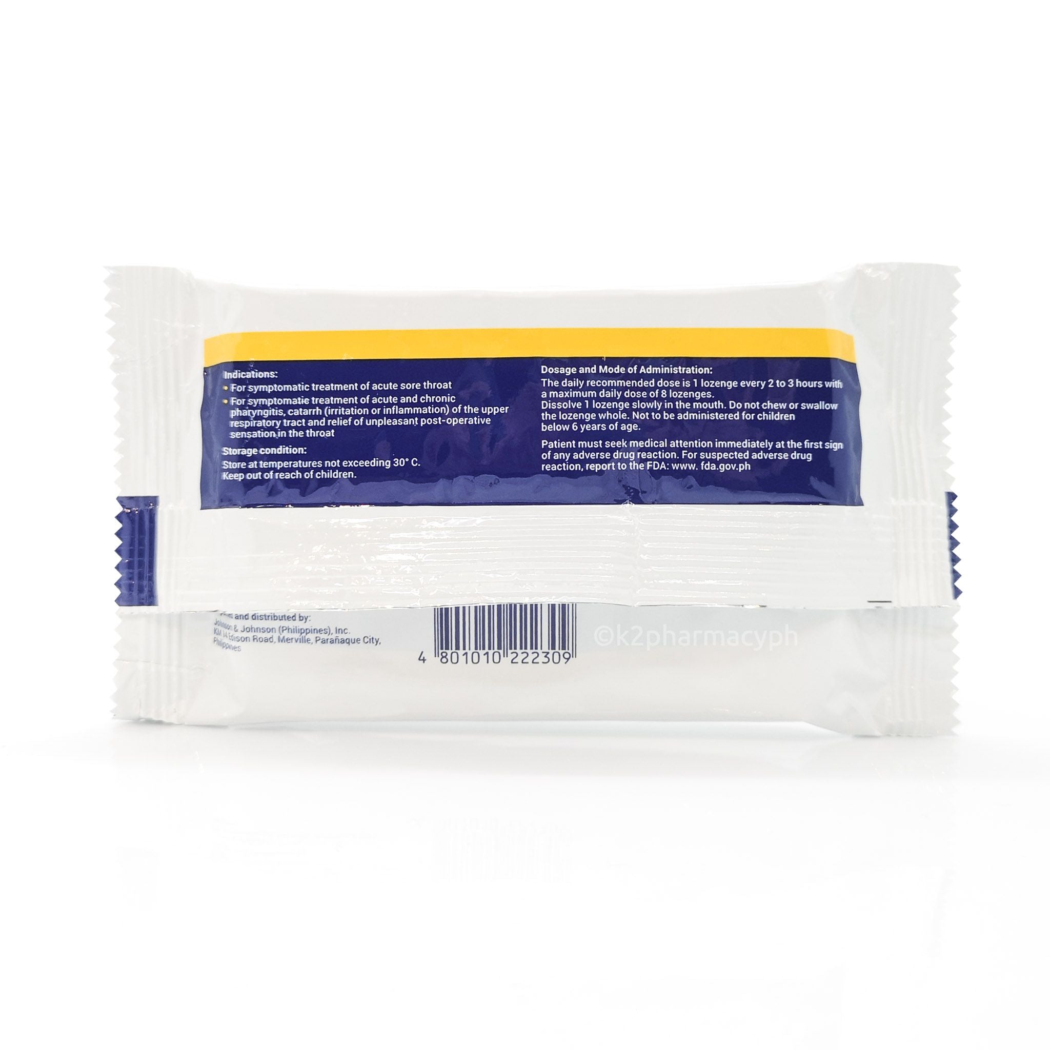Bactidol® Extra Soothing Honey Lemon Lozenges