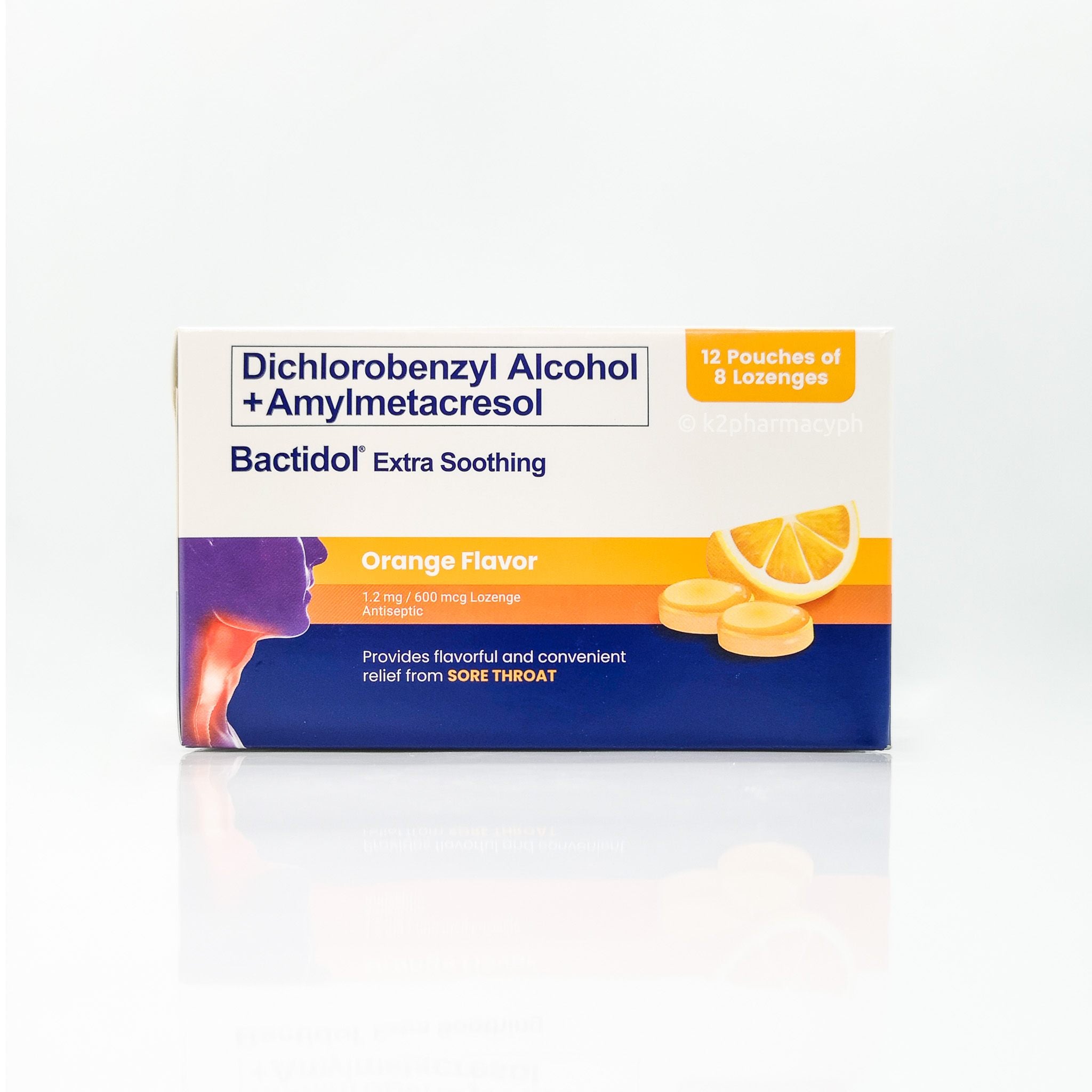 Bactidol® Extra Soothing Orange Lozenges
