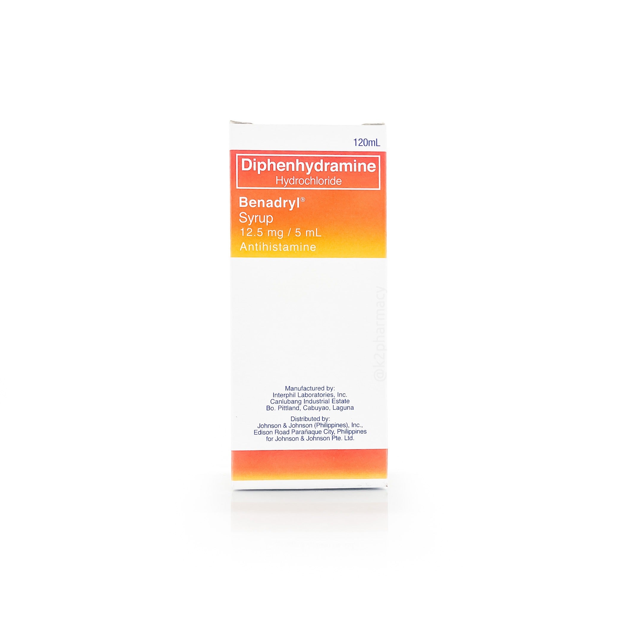 Benadryl® 12.5mg/5mL Syrup 120mL