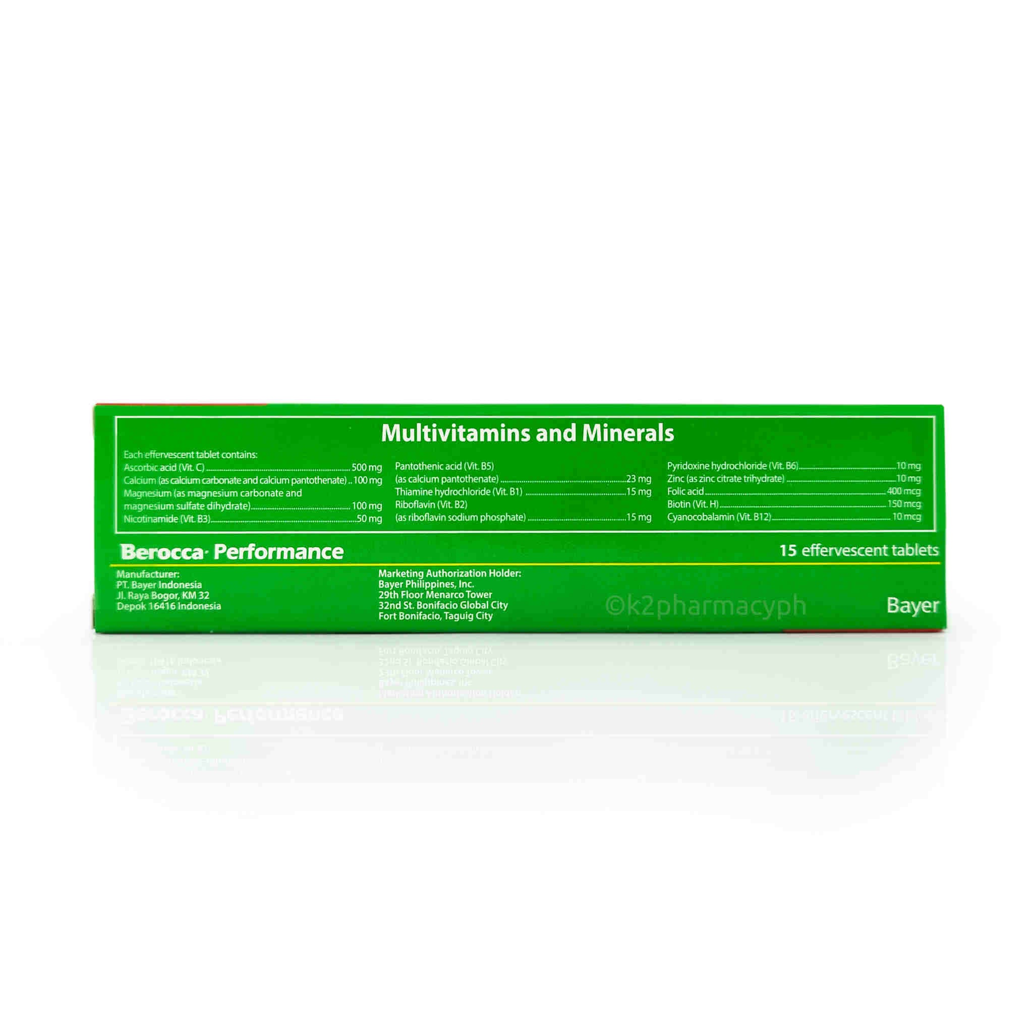 Berocca® Performance Effervescent Tablet Mixed Berries Flavor