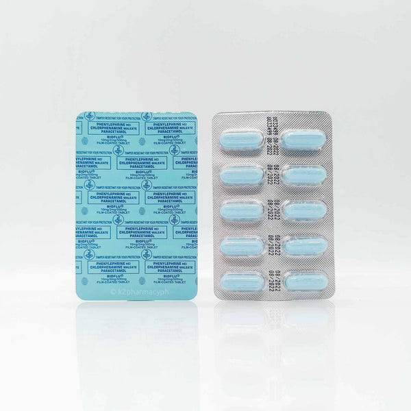 Bioflu® 10mg / 2mg / 500mg Film-Coated Tablet