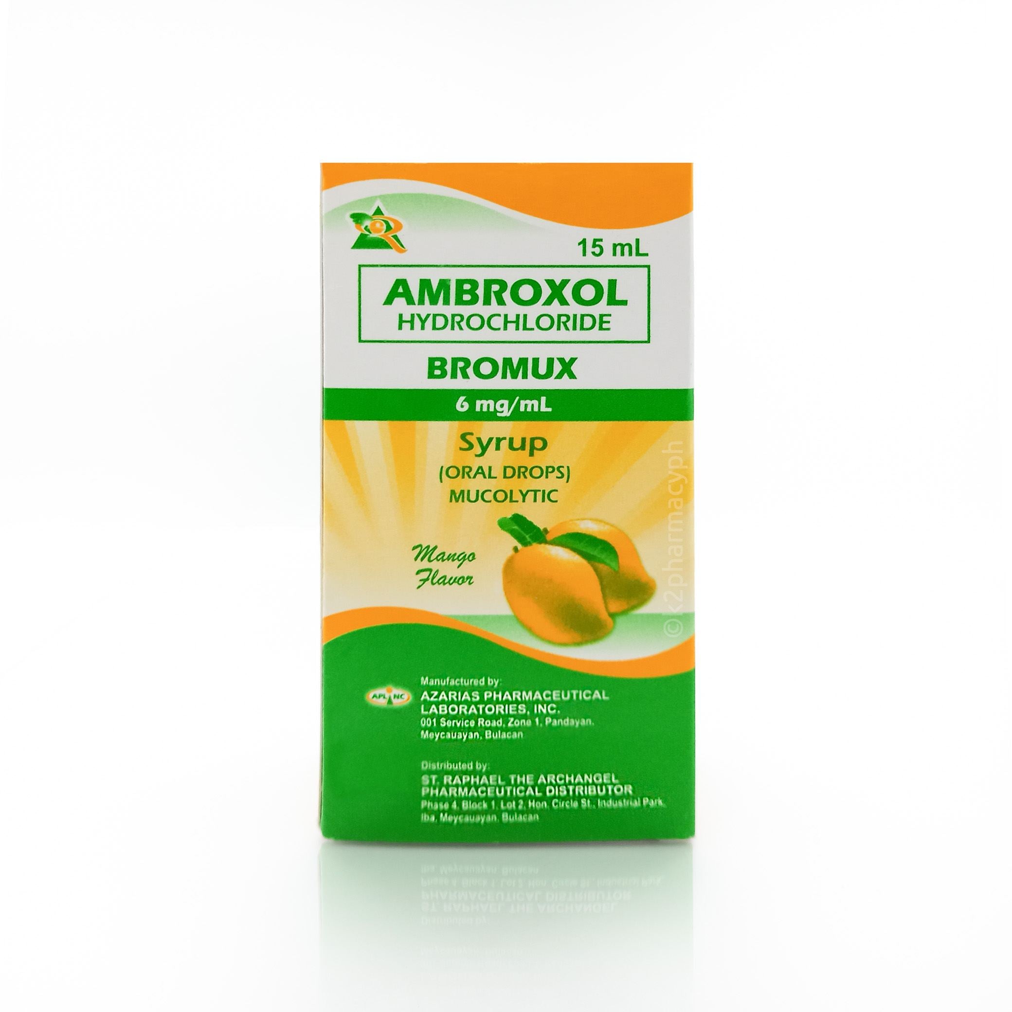 Bromux Ambroxol Hydrochloride 6mg/mL Oral Drops 15mL
