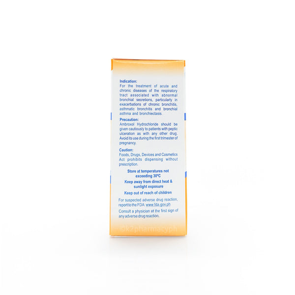 Bromux Ambroxol HCI 30mg/5ml Mango Syrup