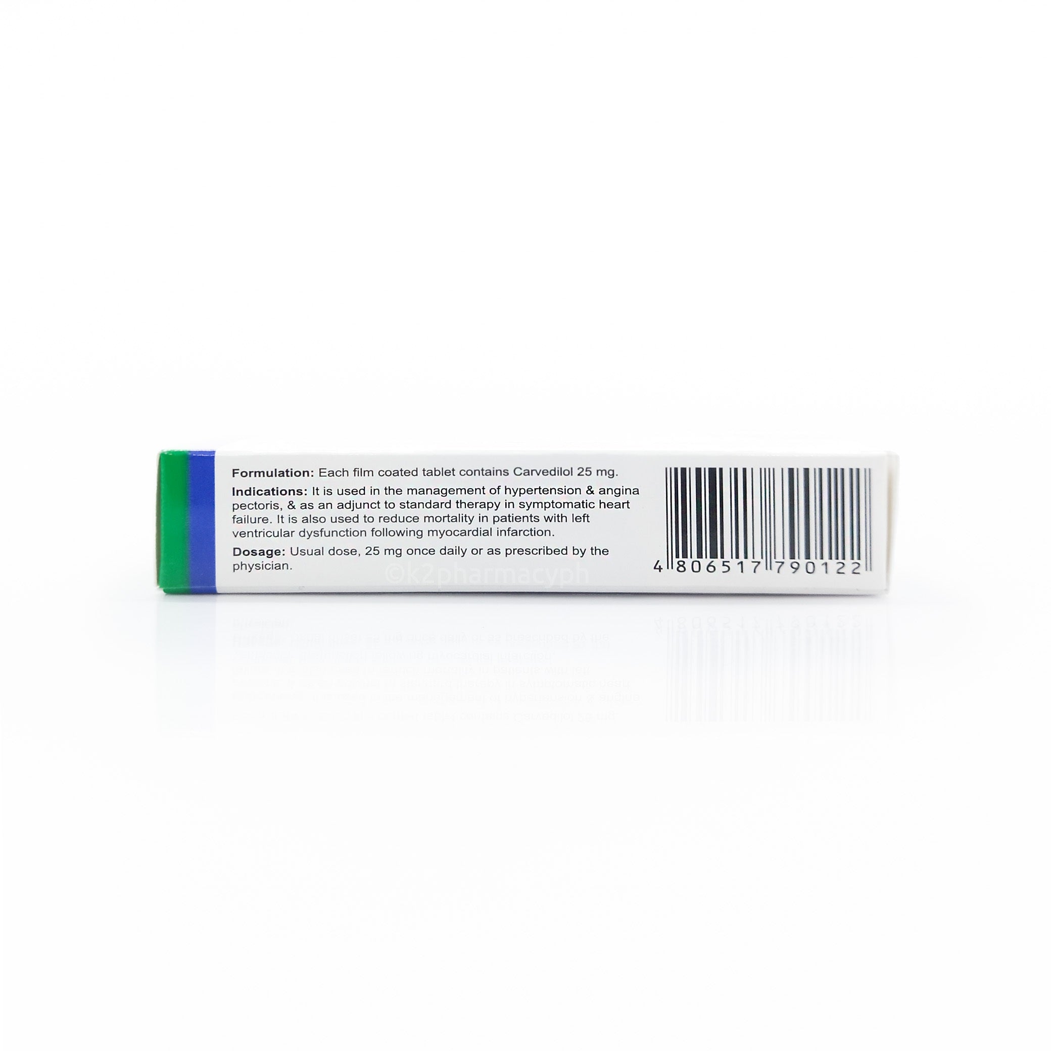 Cardipres Carvedilol 25mg Tablets