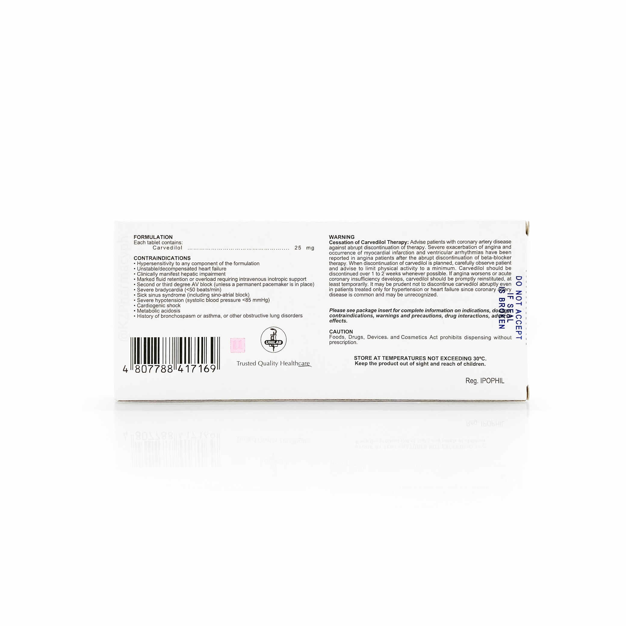 Carvid® 25mg Tablets