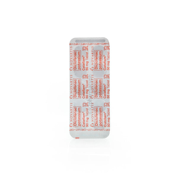 Cataflam® Diclofenac Potassium Tablet 50mg Sugar-coated