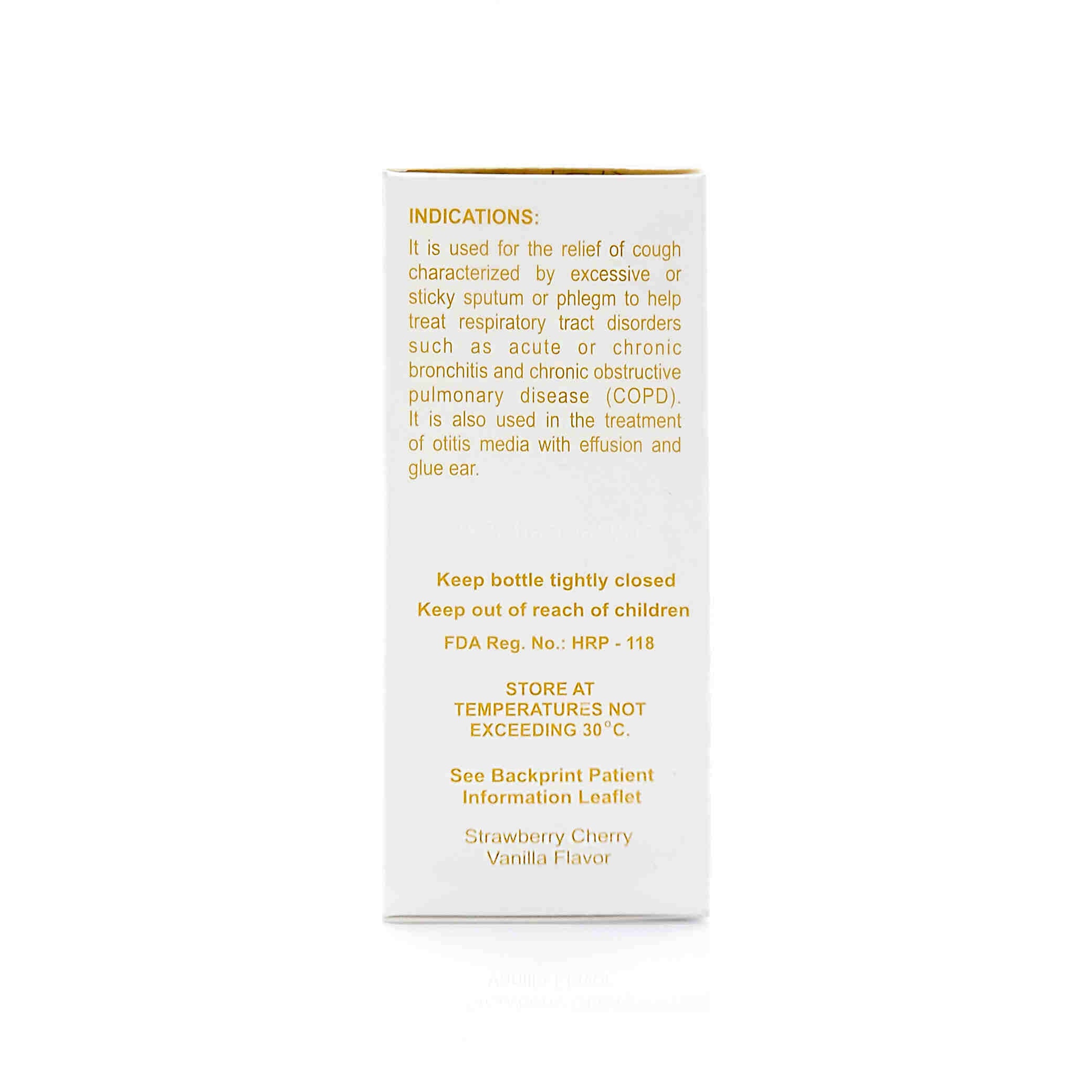 Ceascol Carbocisteine 250mg/5mL Syrup 60mL