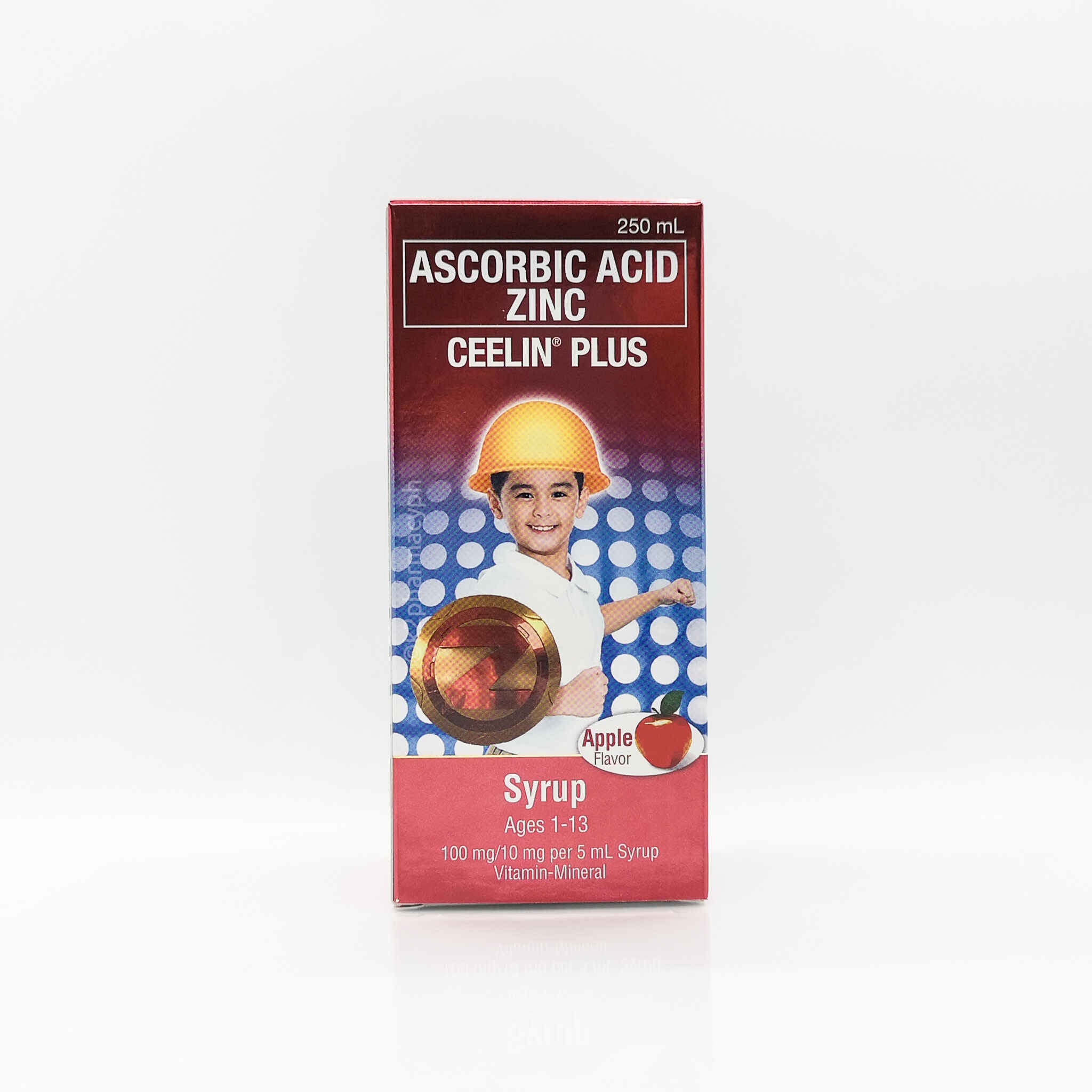 Ceelin® Plus Syrup Apple Flavor 250mL