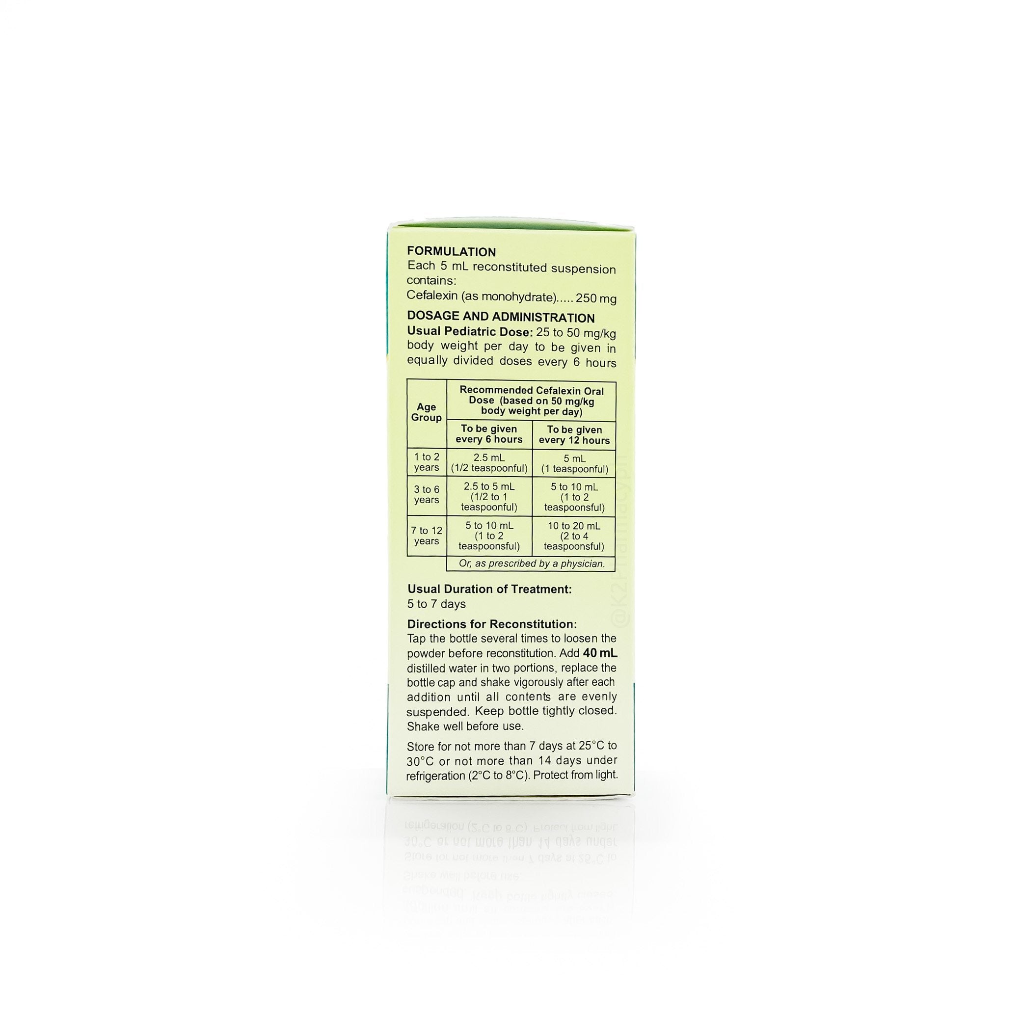 Cefalin® 250mg Suspension 60mL