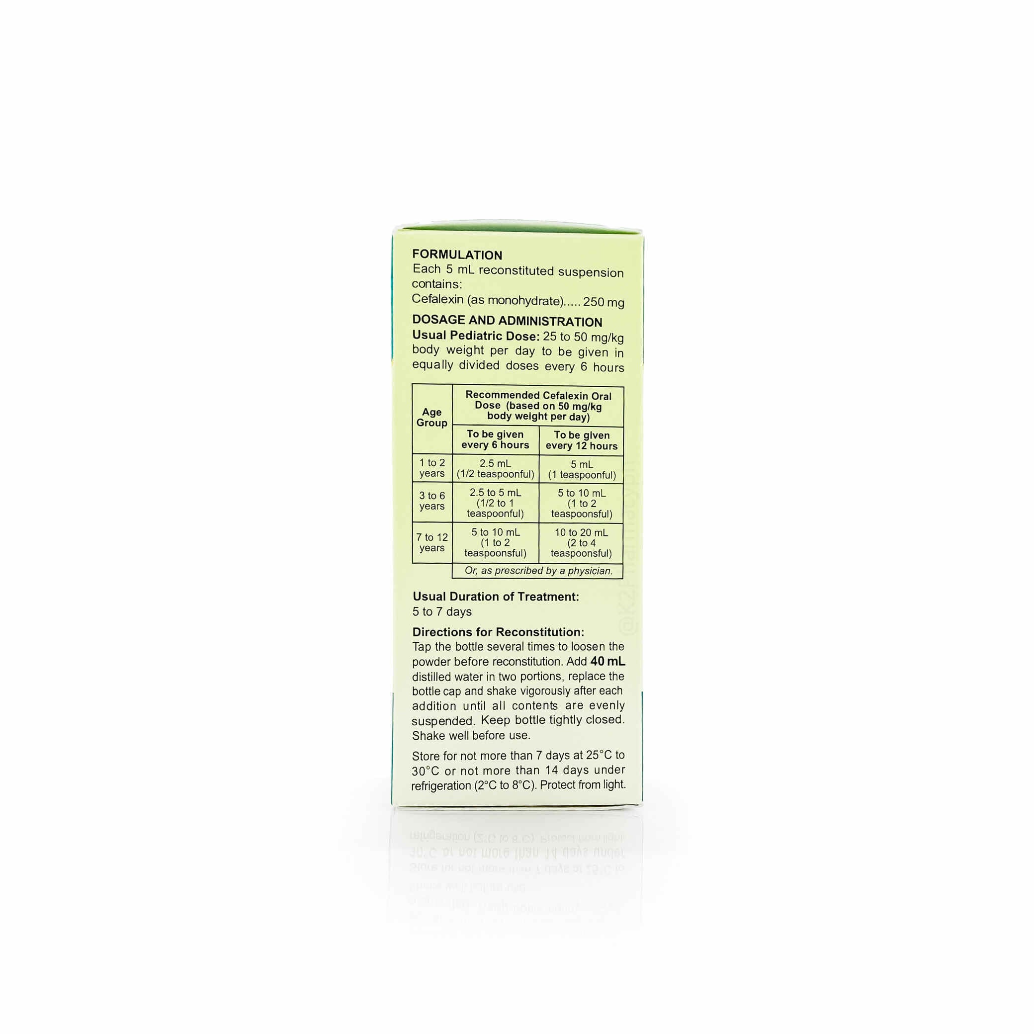 Cefalin® 250mg Suspension 60mL