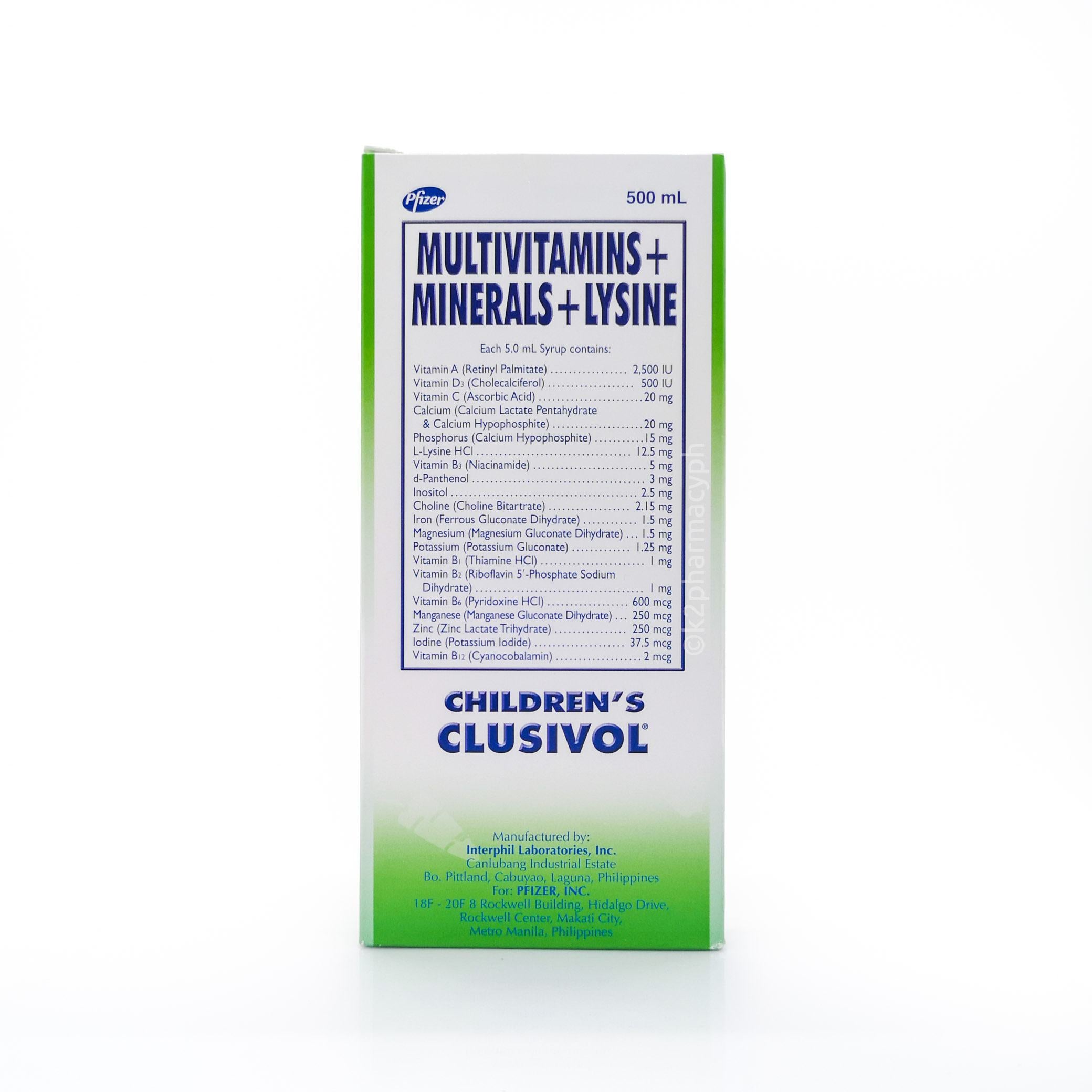 Children's Clusivol ® Syrup 500mL