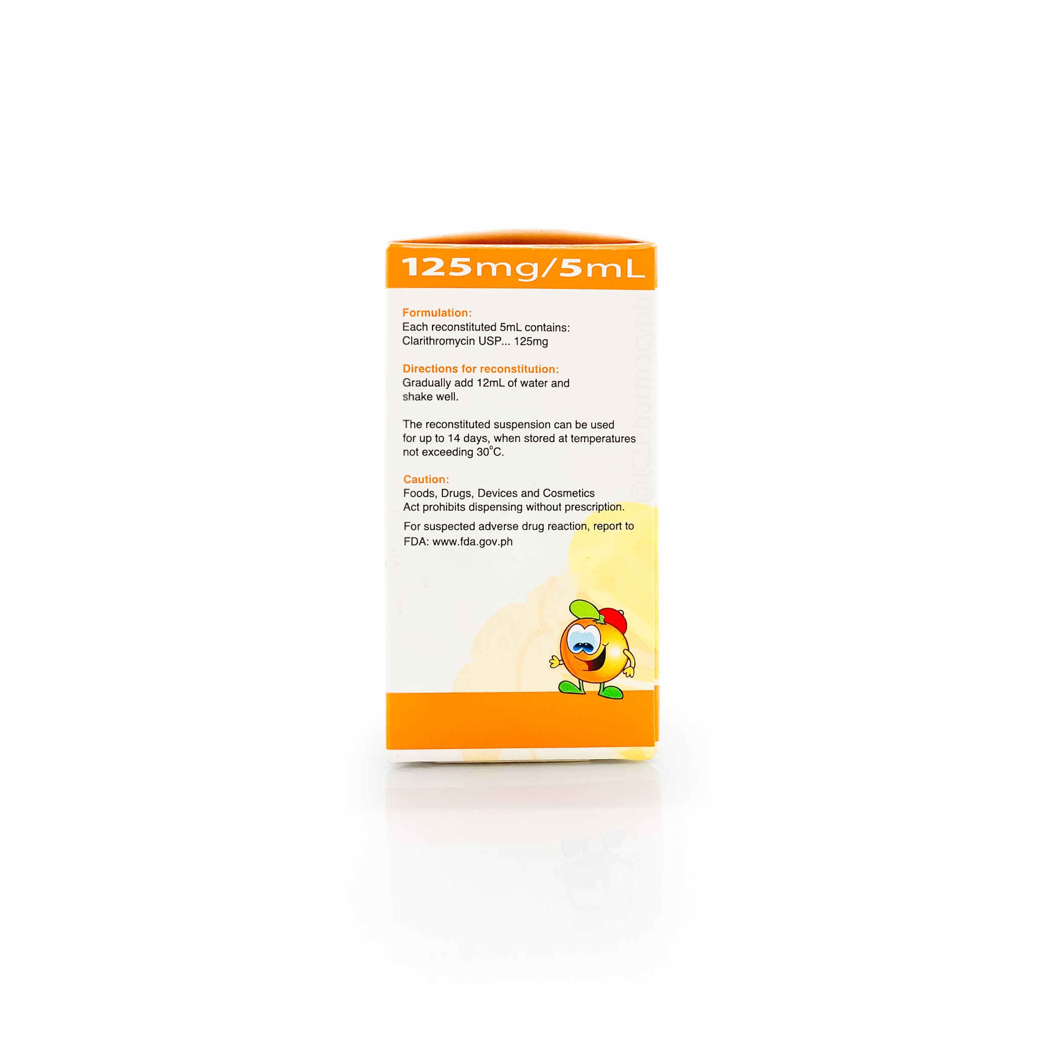 Clariget® Granules for Suspension 125mg/5mL Clarithromycin