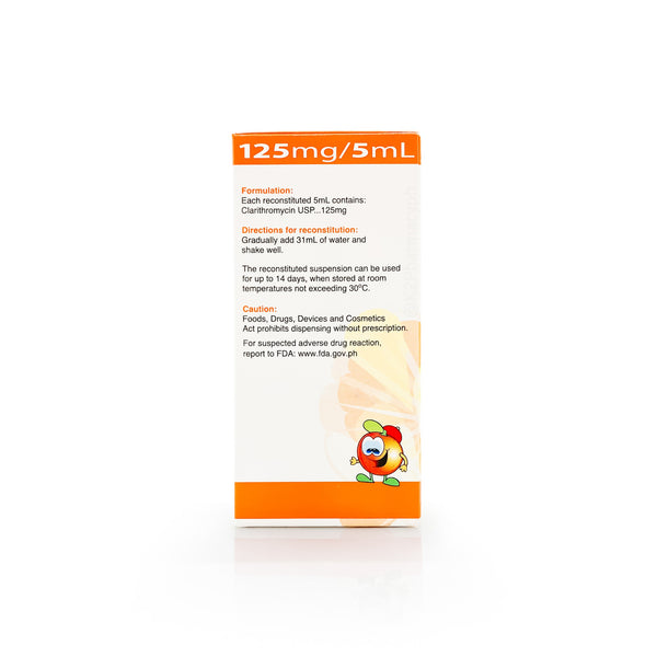 Clariget® Granules for Suspension 125mg/5mL Clarithromycin