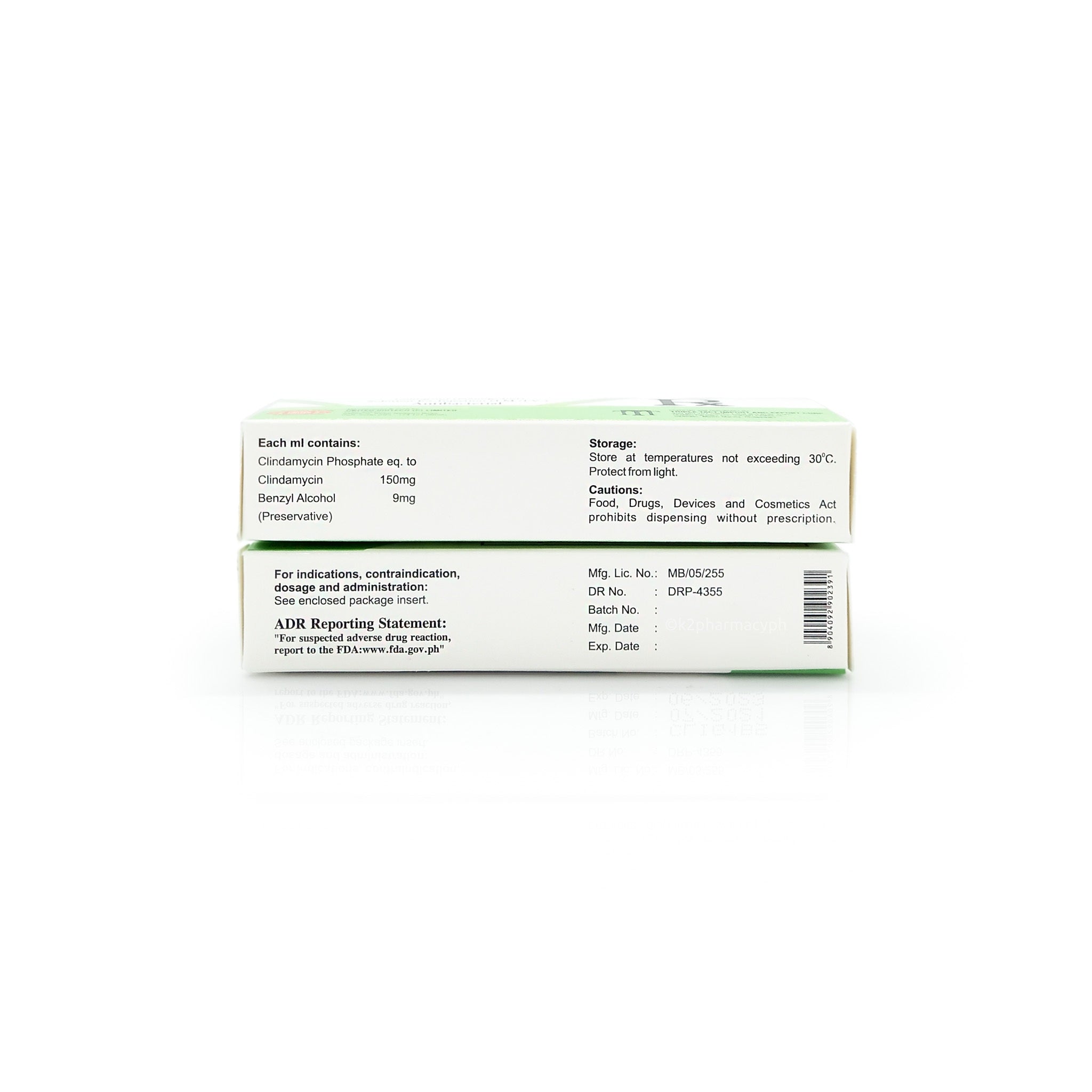 Clindatec Clindamycin Phosphate150mg/mL (600mg/4mL) Solution for ...