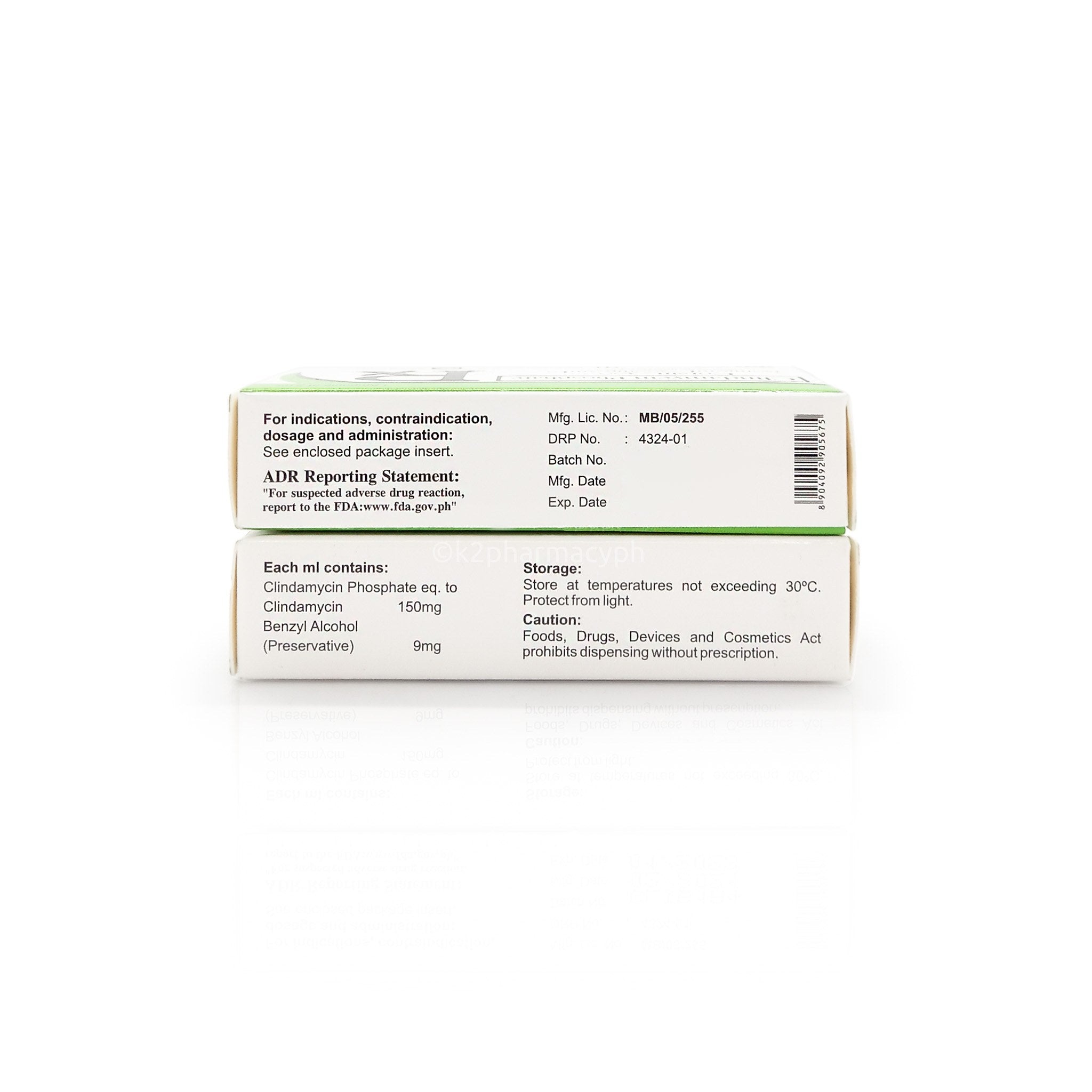 Corsin-300 Clindamycin Phosphate 150mg/mL (300mg/2mL) Solution for ...