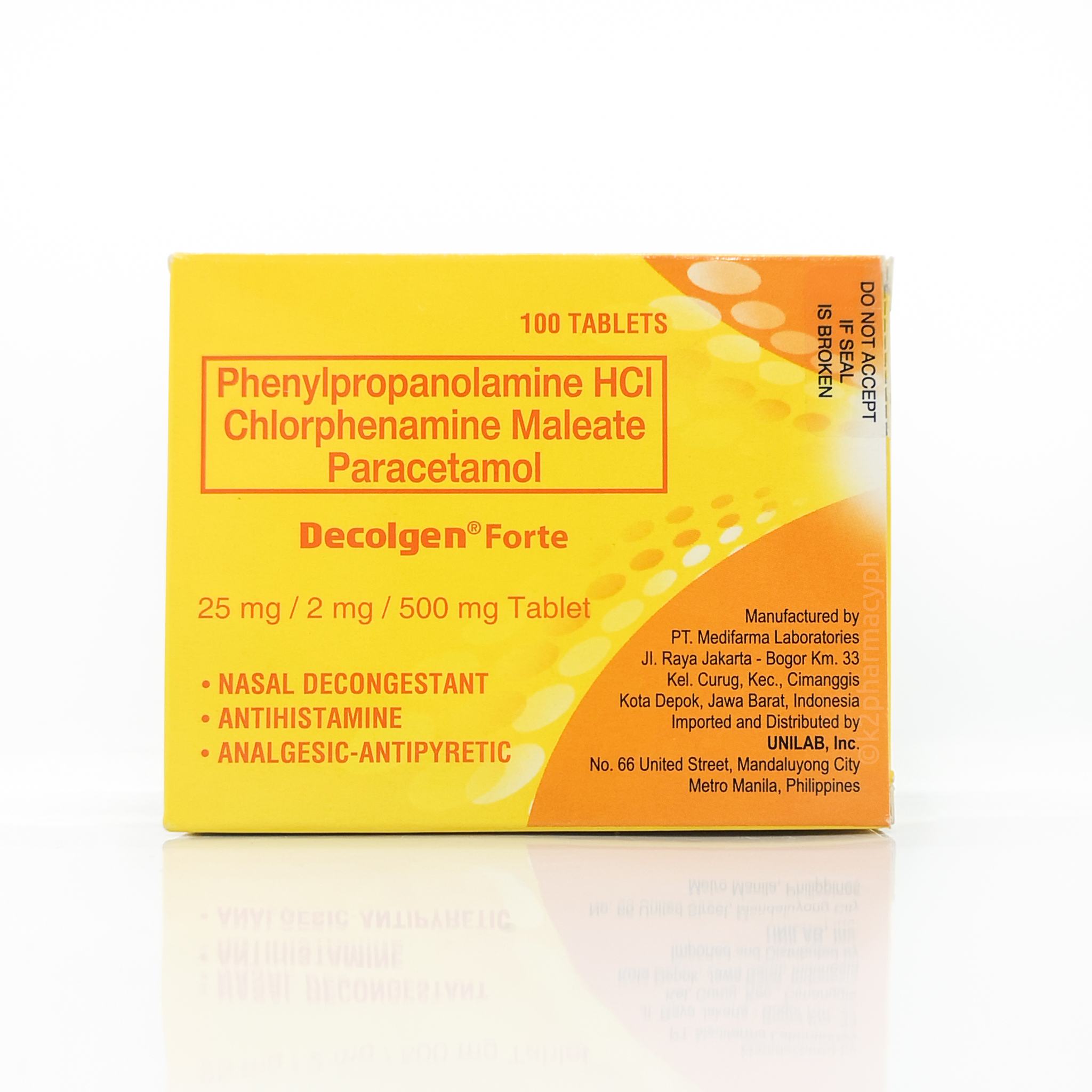 Decolgen® Forte Tablet