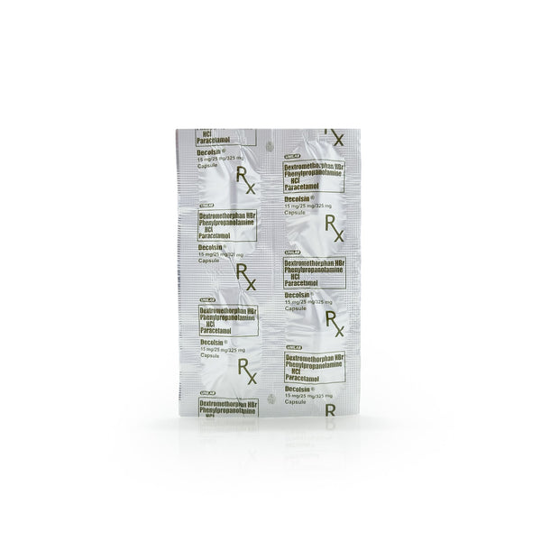 Decolsin® 15mg/25mg/325mg Capsule