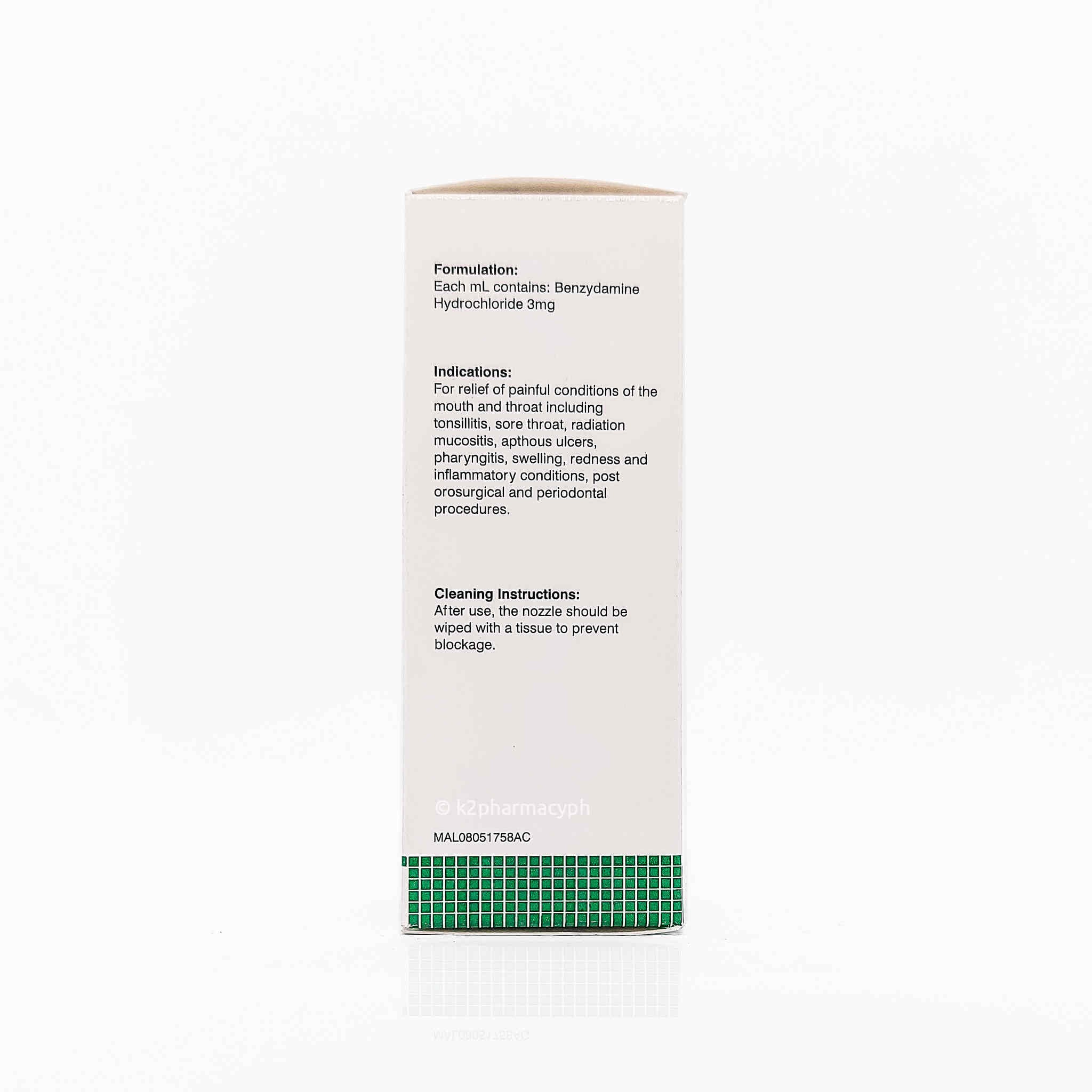 Difflam™ Forte 3mg Throat Spray Sugar-free 15mL