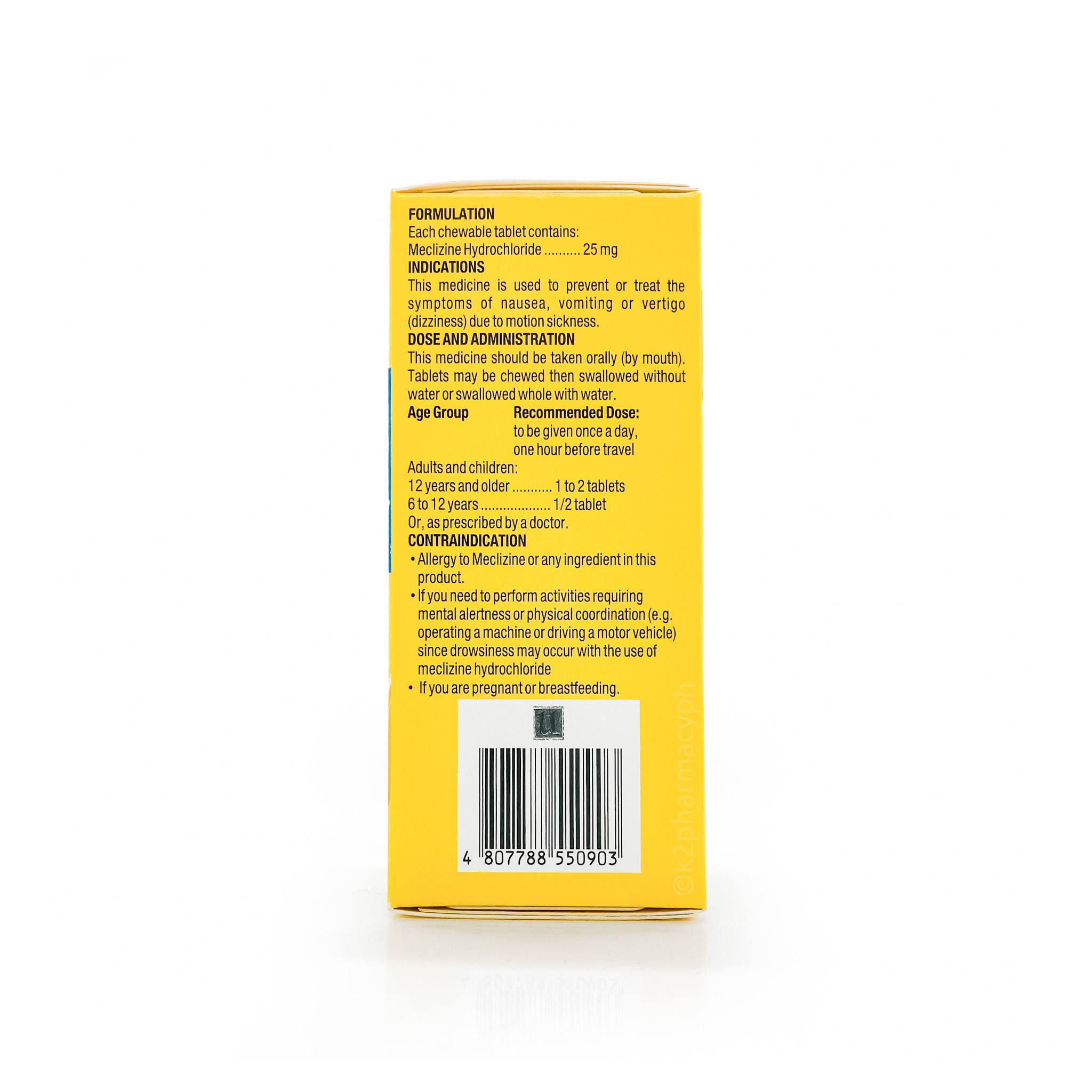 Dizitab® 25mg Chewable Tablets