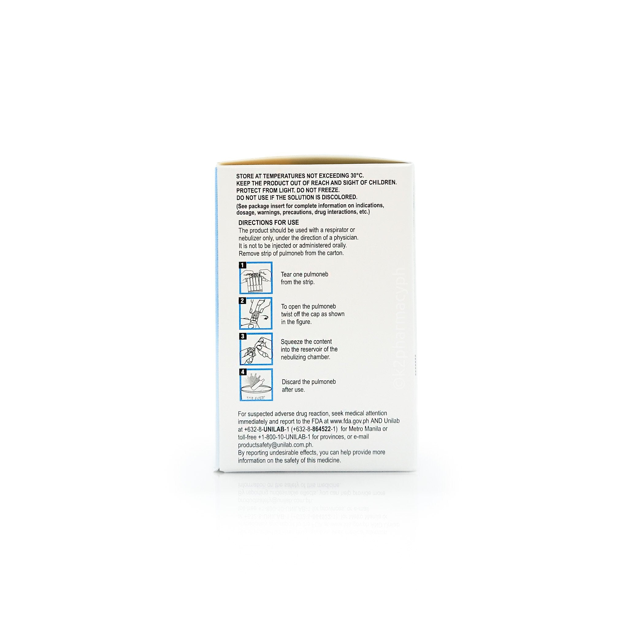 Duavent® Ipratropium Salbutamol Pulmoneb® Solution for Nebulization ...