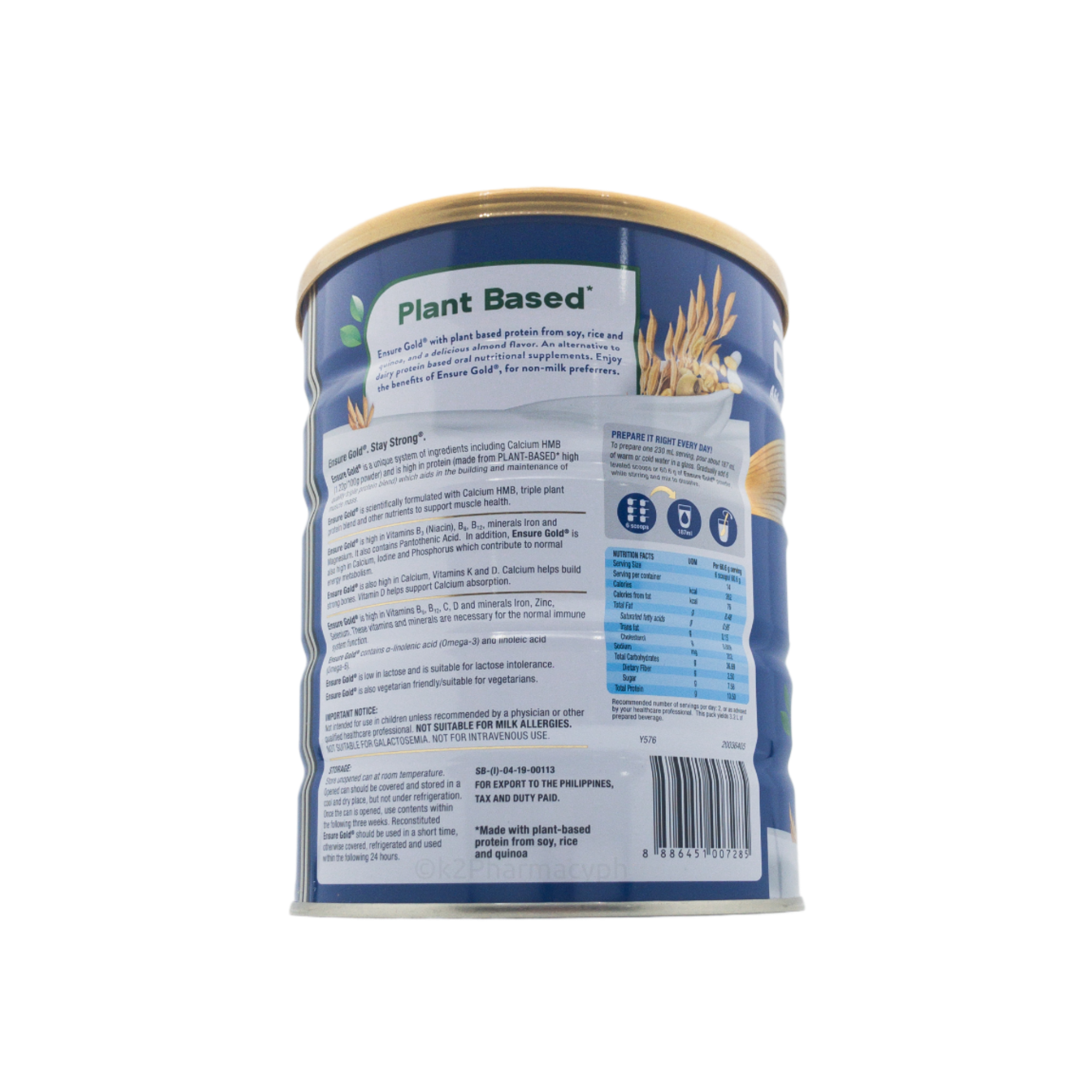 Ensure Gold® Almond 850g
