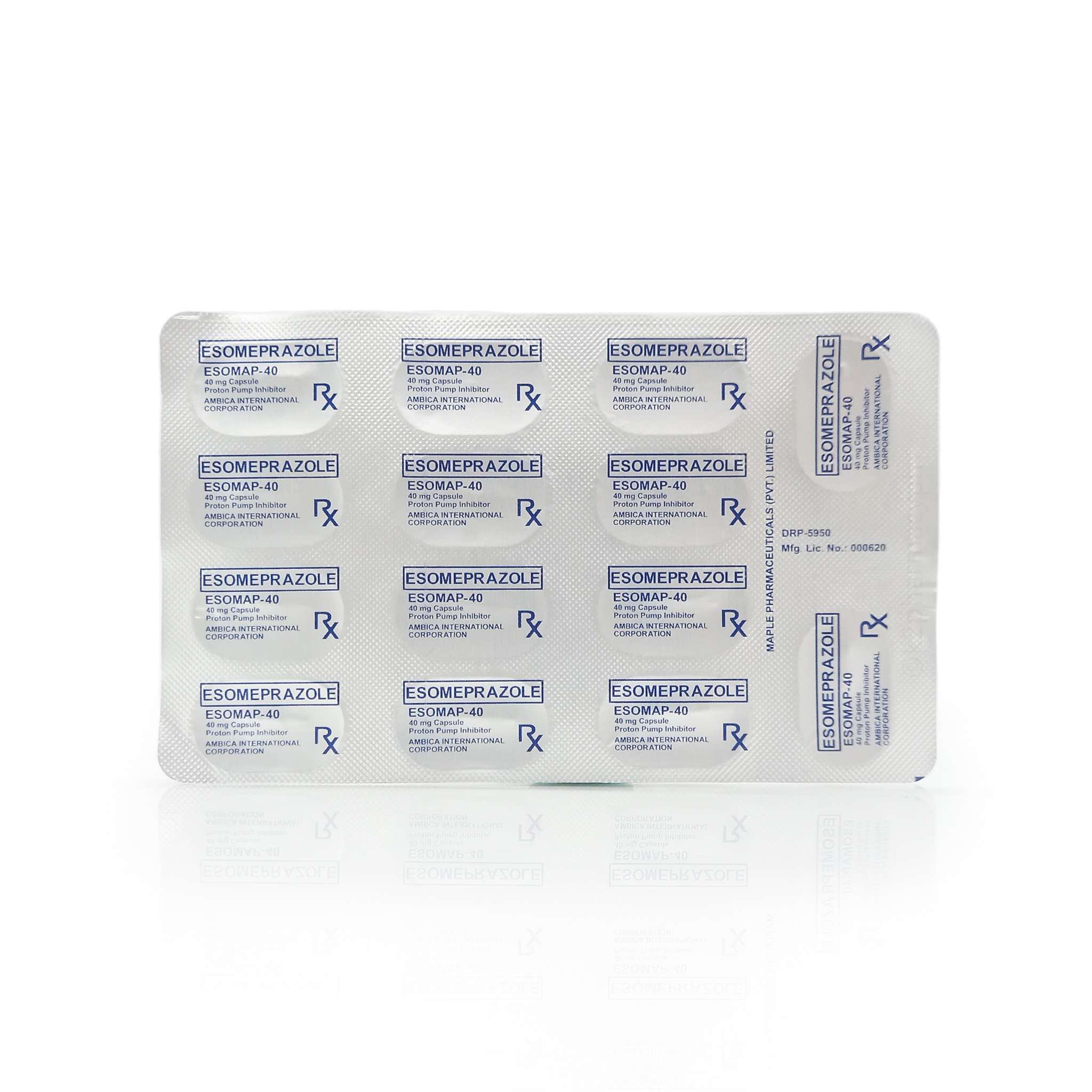 Esomeprazole Esomap -40 40mg Capsule