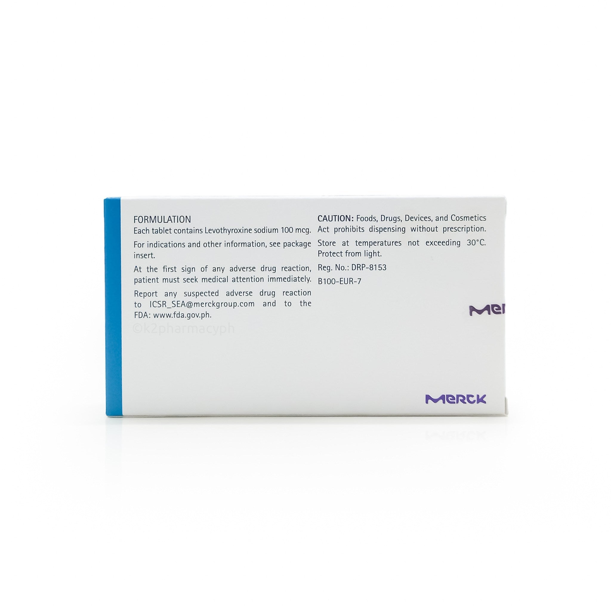 Euthyrox® 100mcg Tablet