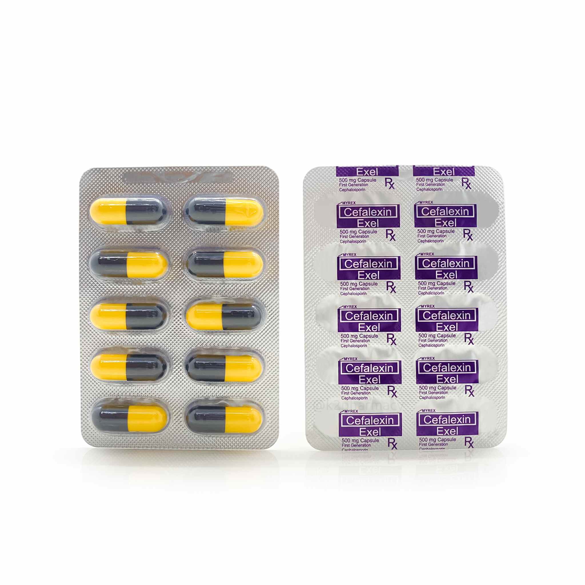 Exel Cefalexin 500mg Capsule