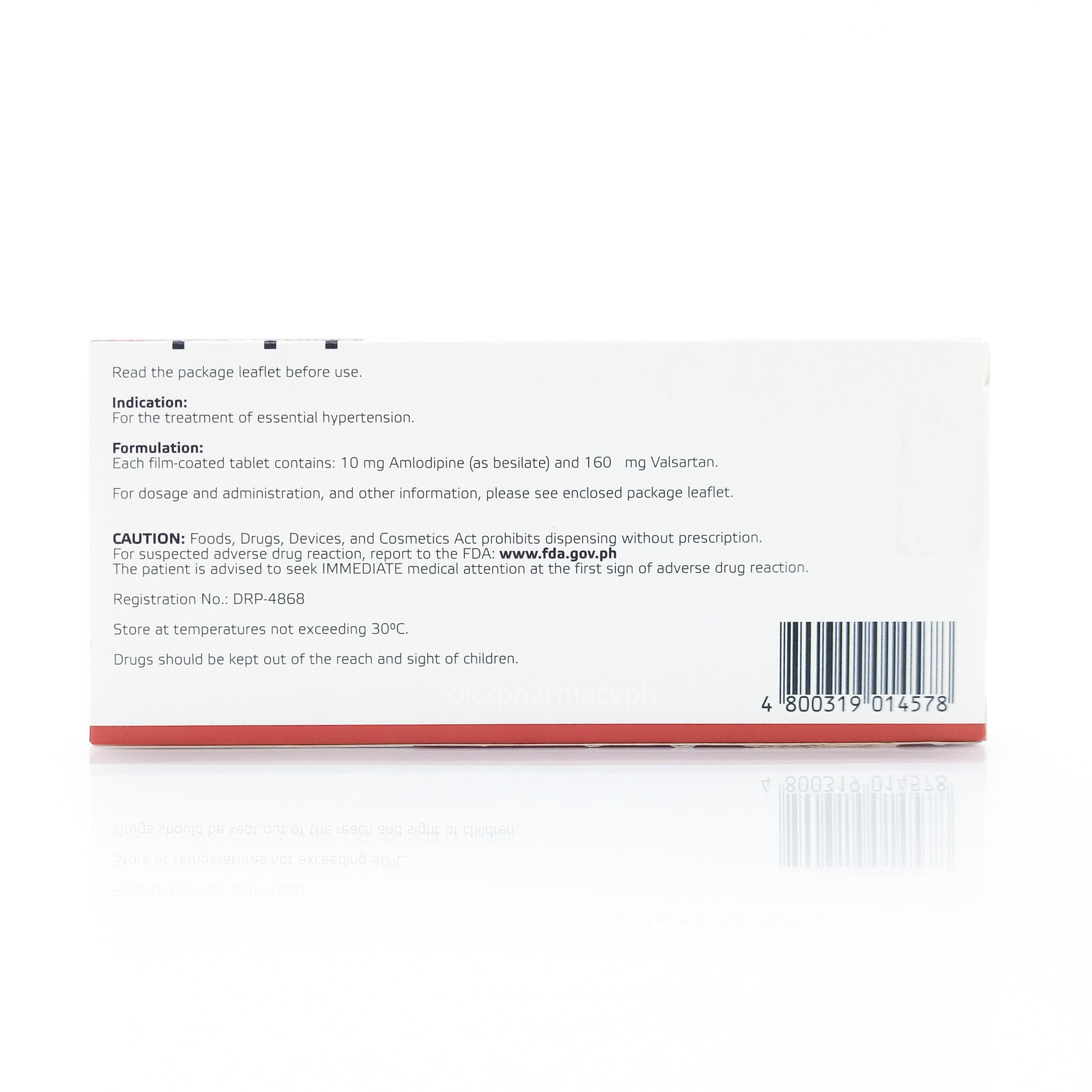 Exforge® 10mg/160mg Tablets