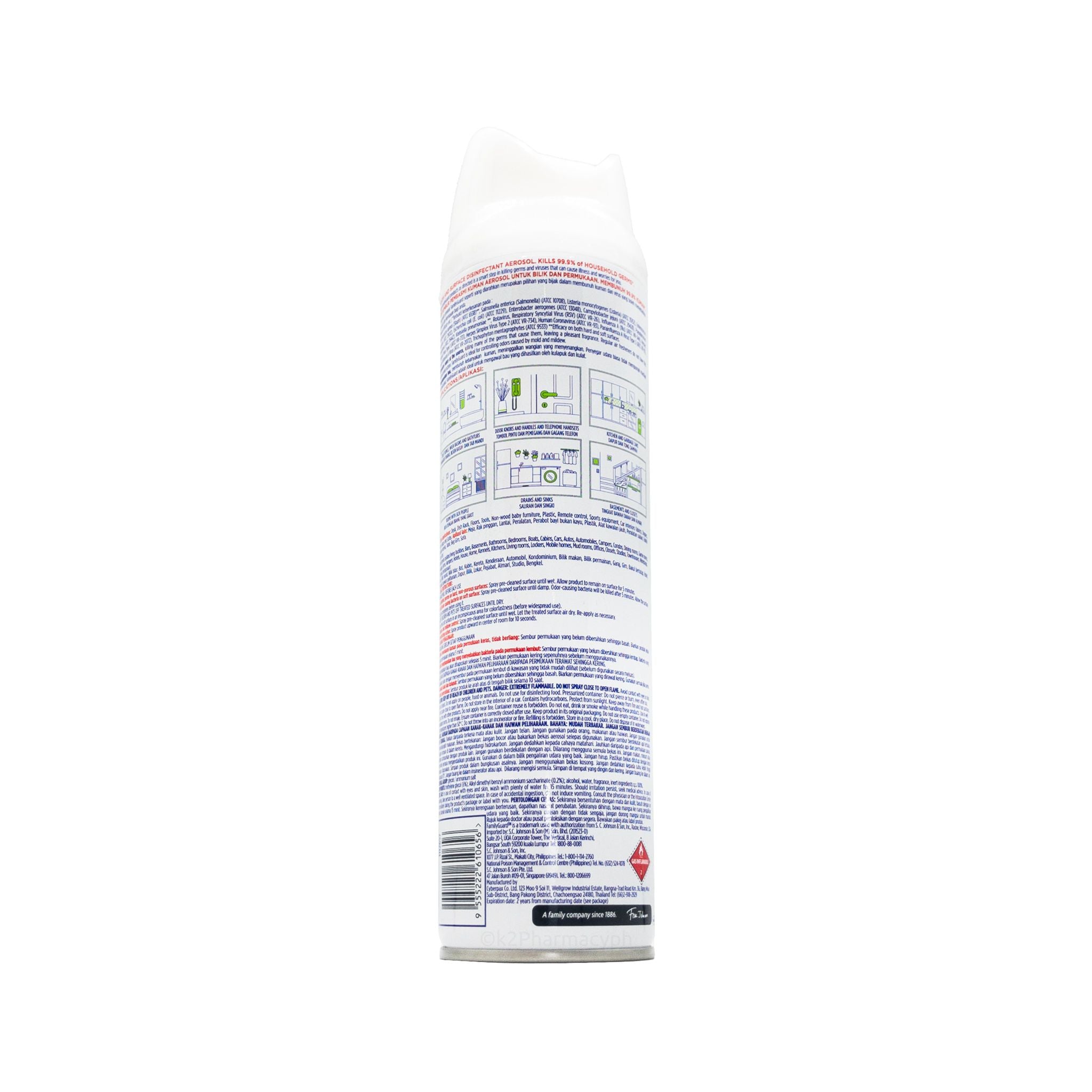 Family Guard™ Fresh Floral Disinfectant Spray 280mL