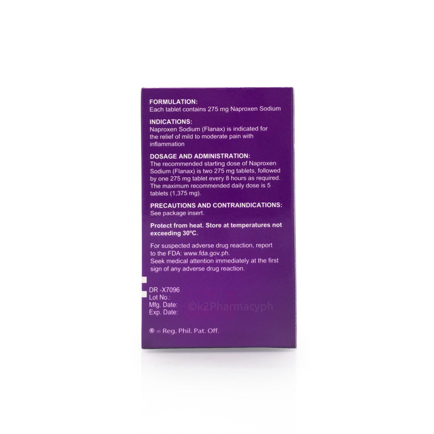 Flanax® 275mg Tablet