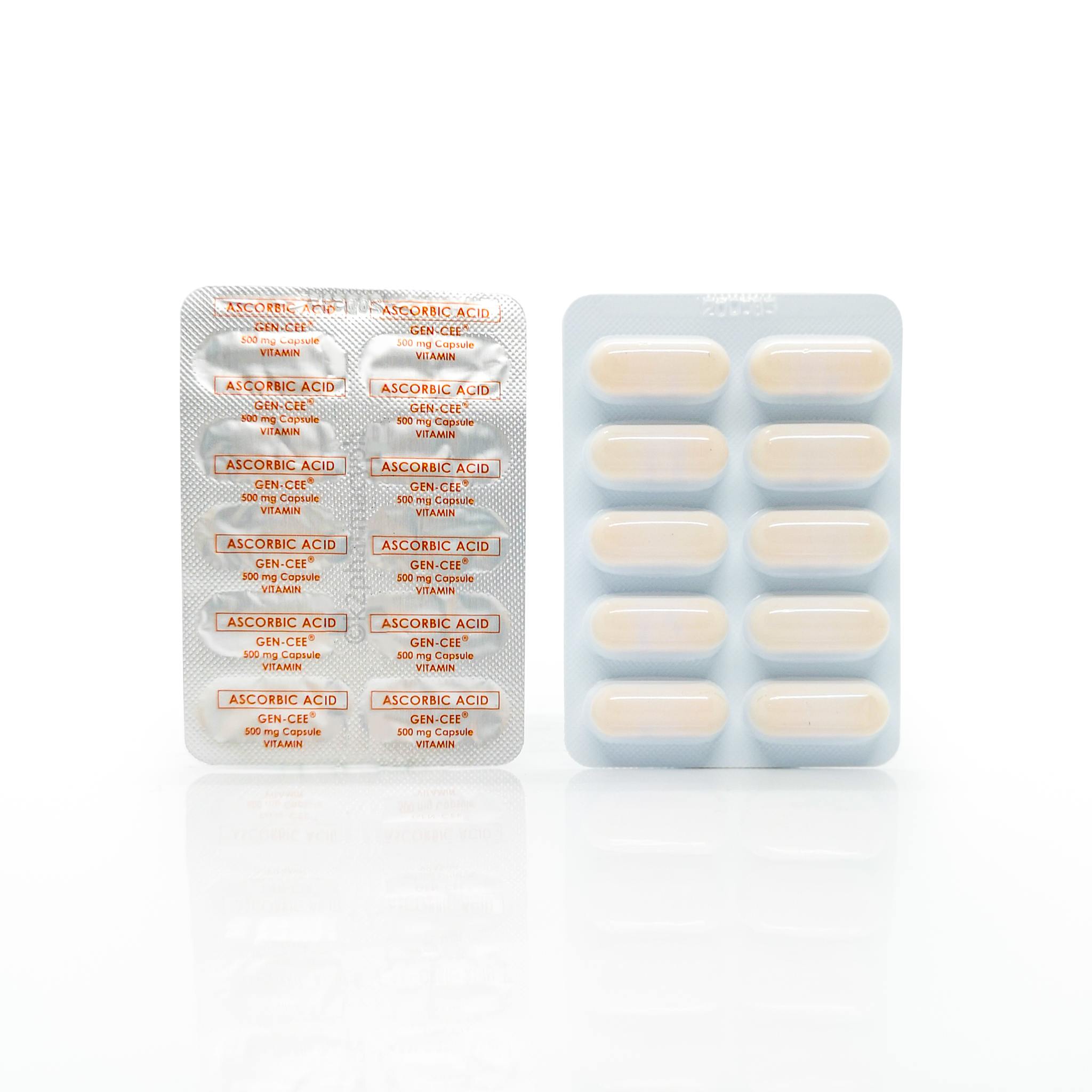 Gen-Cee® Ascorbic Acid 500mg Capsule
