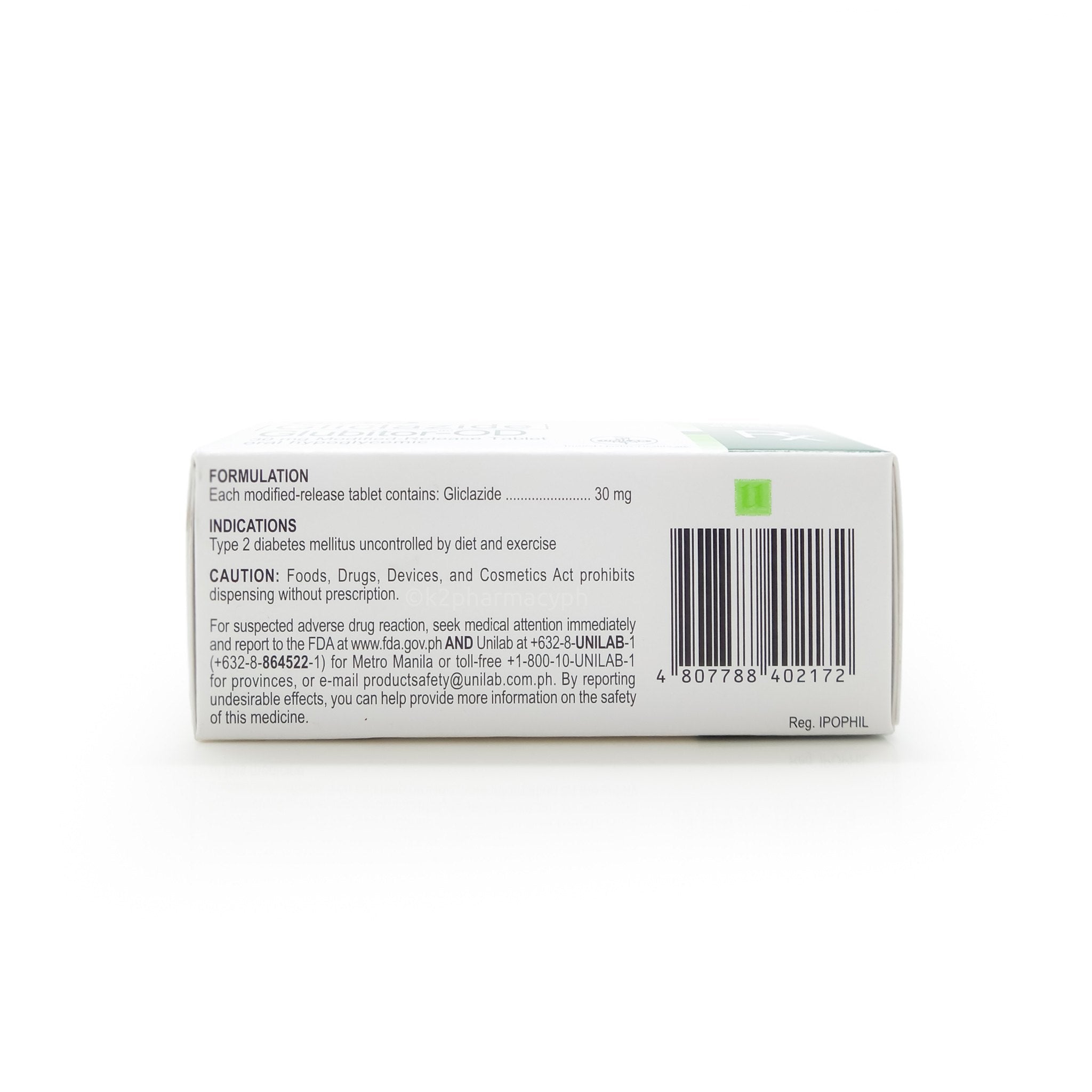 Glubitor® - OD Gliclazide 30mg Tablet