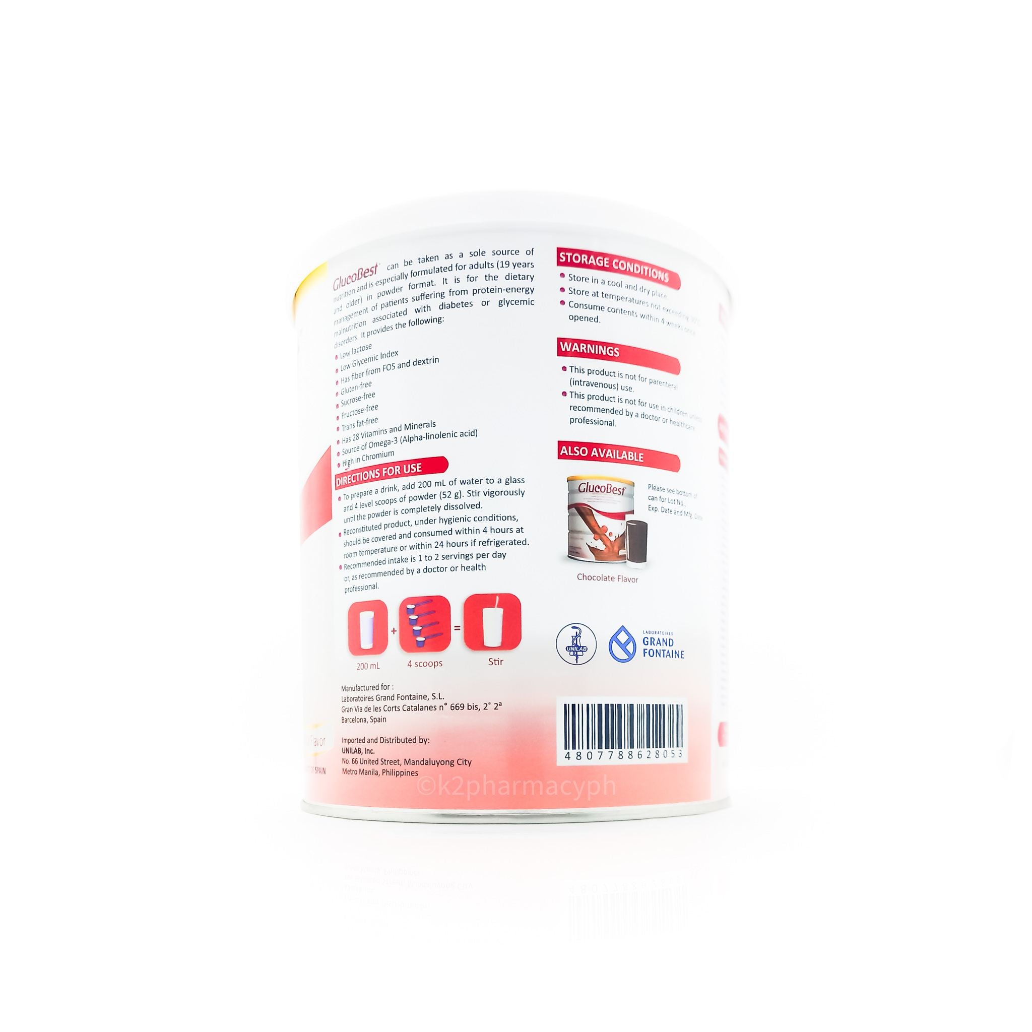 Glucobest™ Vanilla 800g