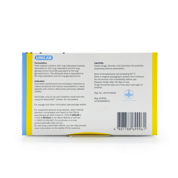 Indacaterol Glycopyrronium Inhaler