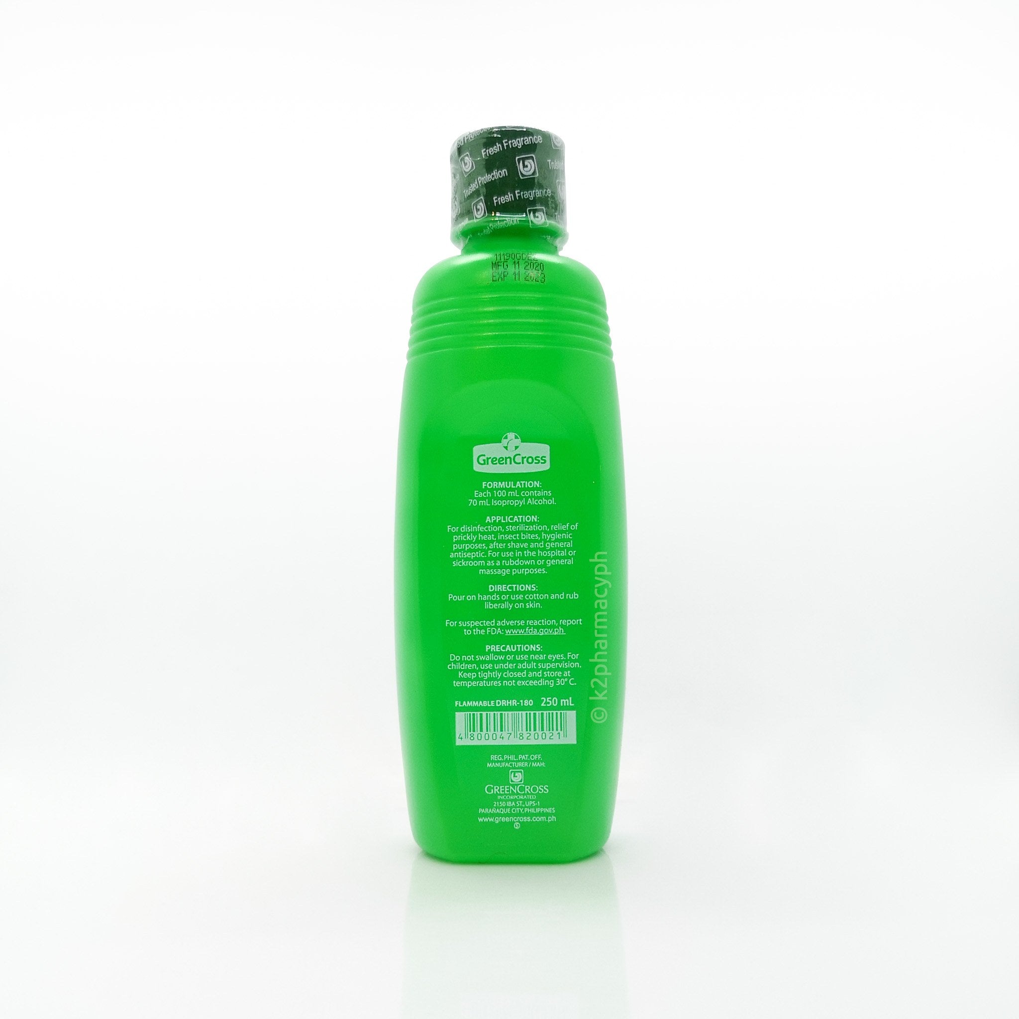 Green Cross® 70% Isopropyl Alcohol 150mL - 250mL