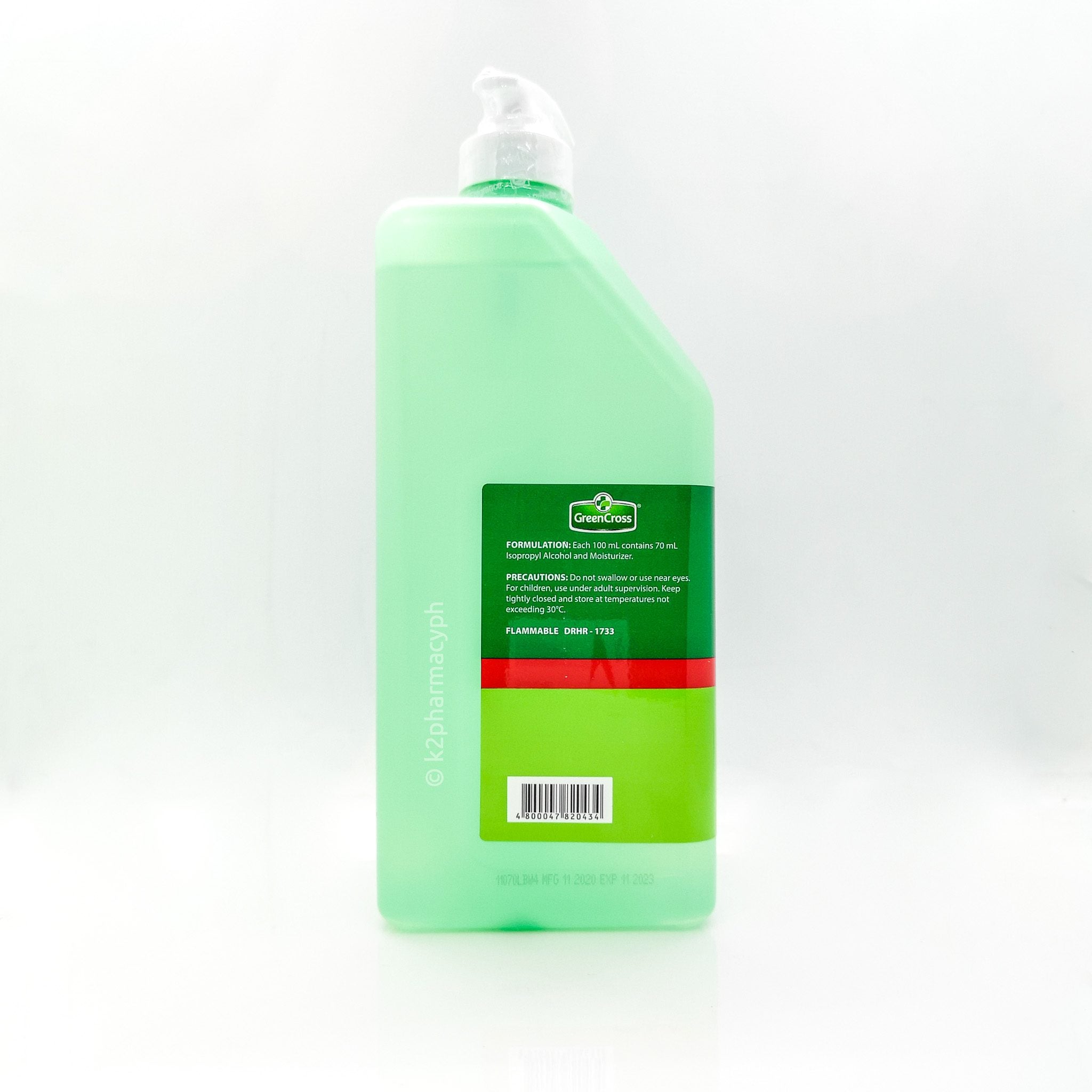 Green Cross® 70% Isopropyl Alcohol with Moisturizer 150mL - 1 Gallon ...