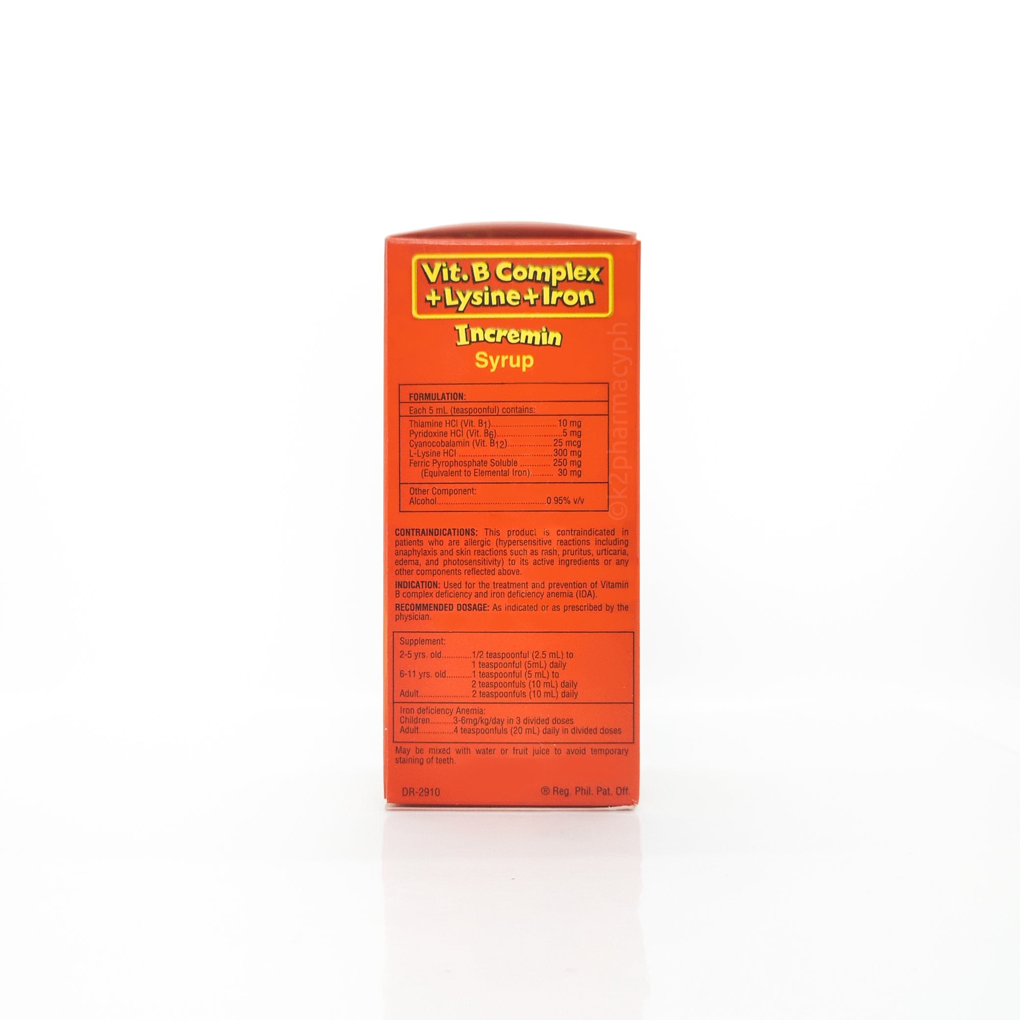 Incremin Syrup Cherry Flavor 60 mL