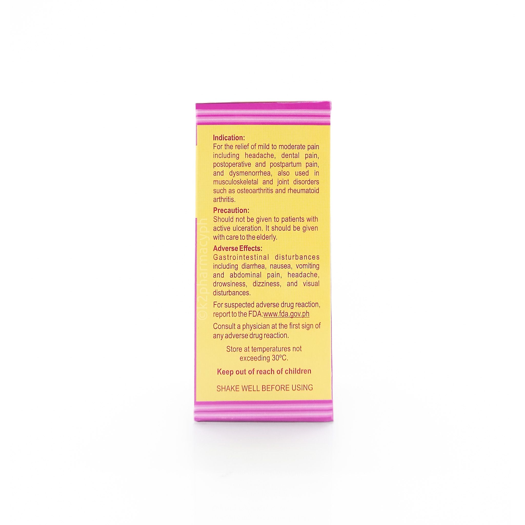 Infamix® 50mg/5mL Mefenamic Acid Banana Chocolate Suspension 60mL