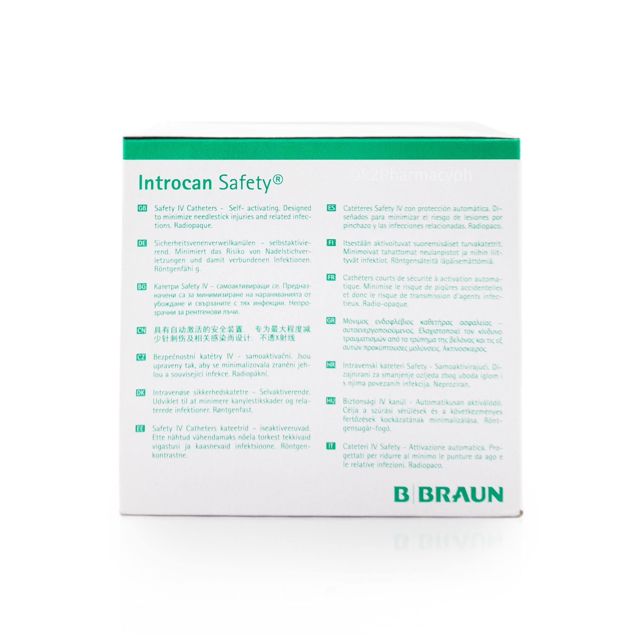 Introcan Safety® Winged - FEP Safety IV Catheter 24G Yellow