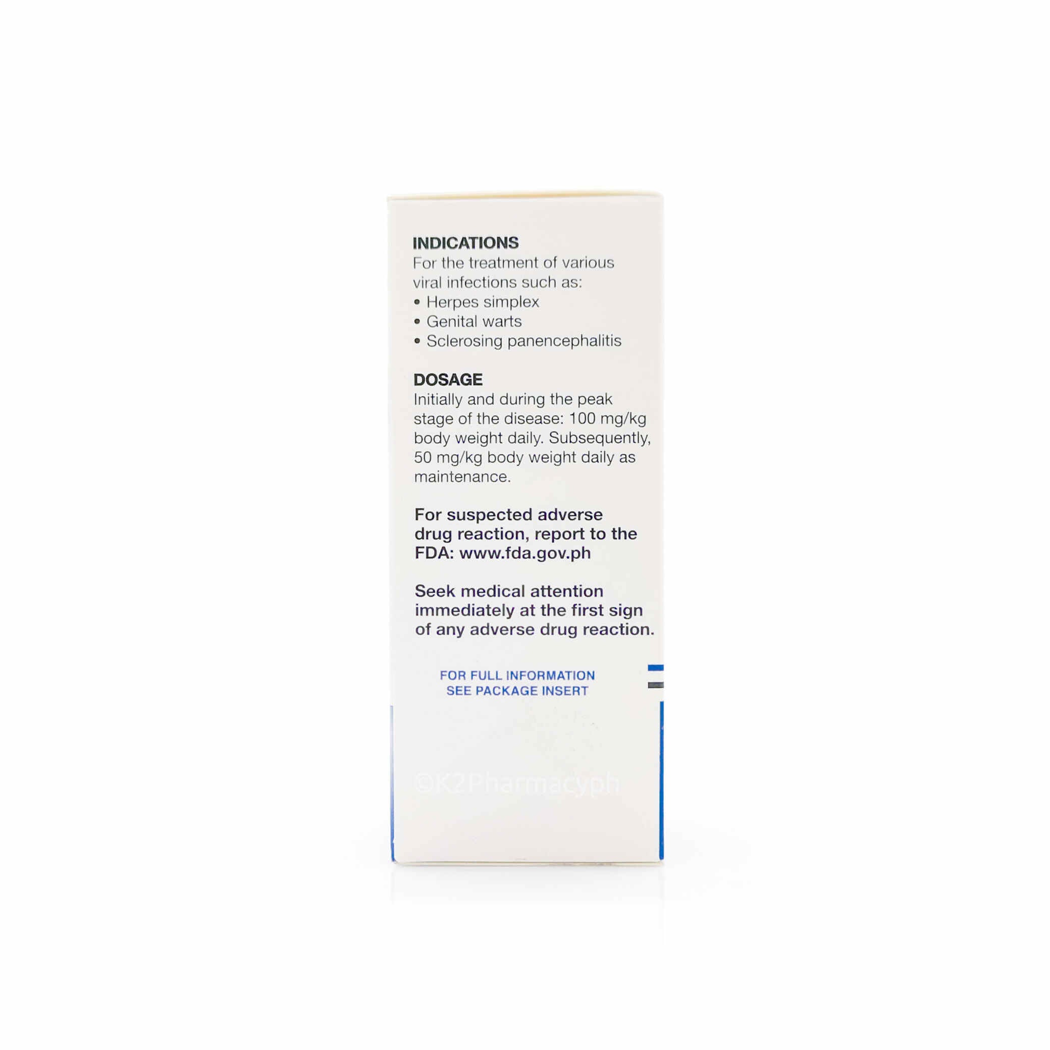 Isoprinosine® 250mg/5mL Syrup 60mL