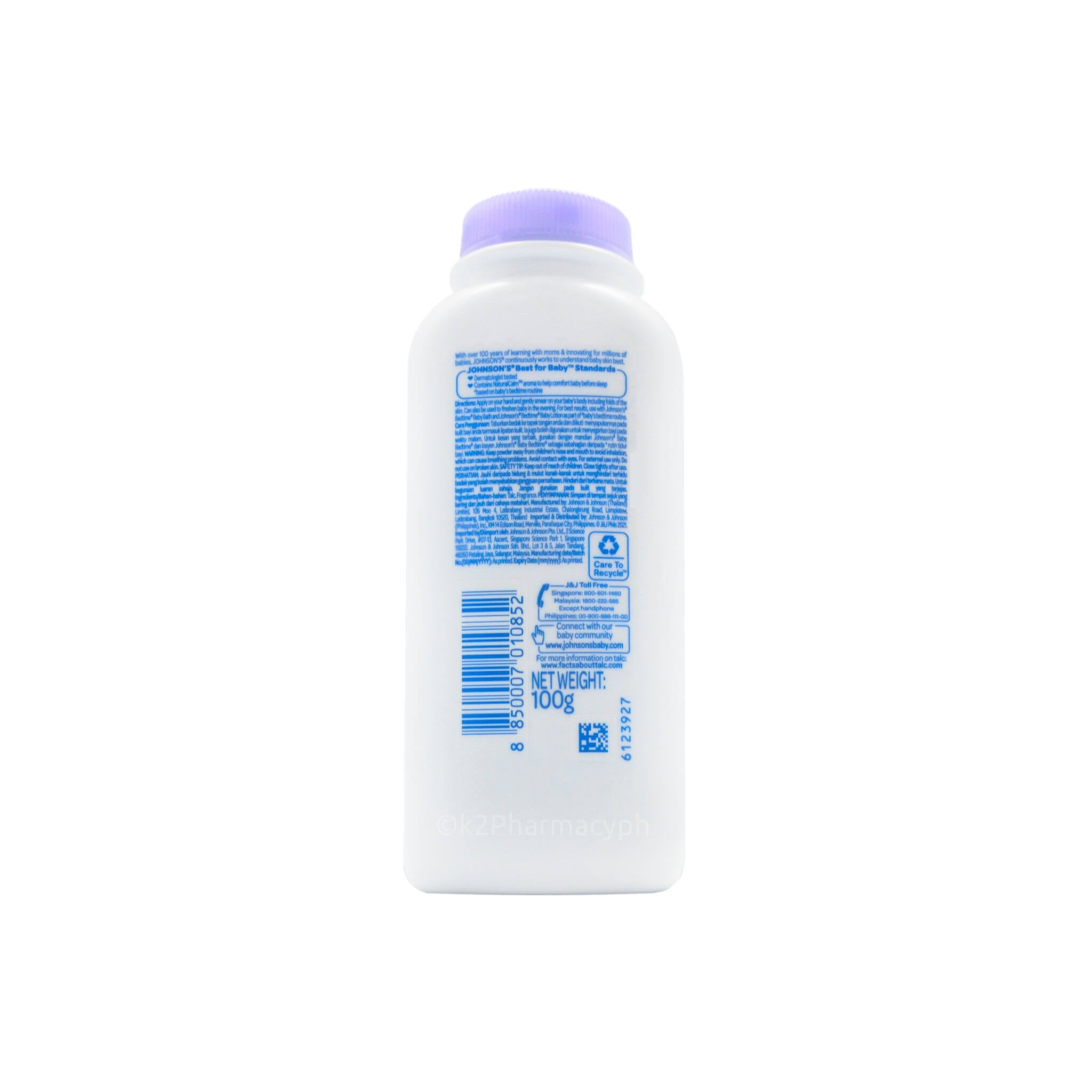 Johnson's® Bedtime® Baby Powder 100g