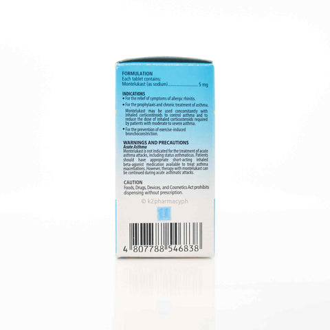 Kastair® EZTab® 5mg Tablet Cherry Flavor