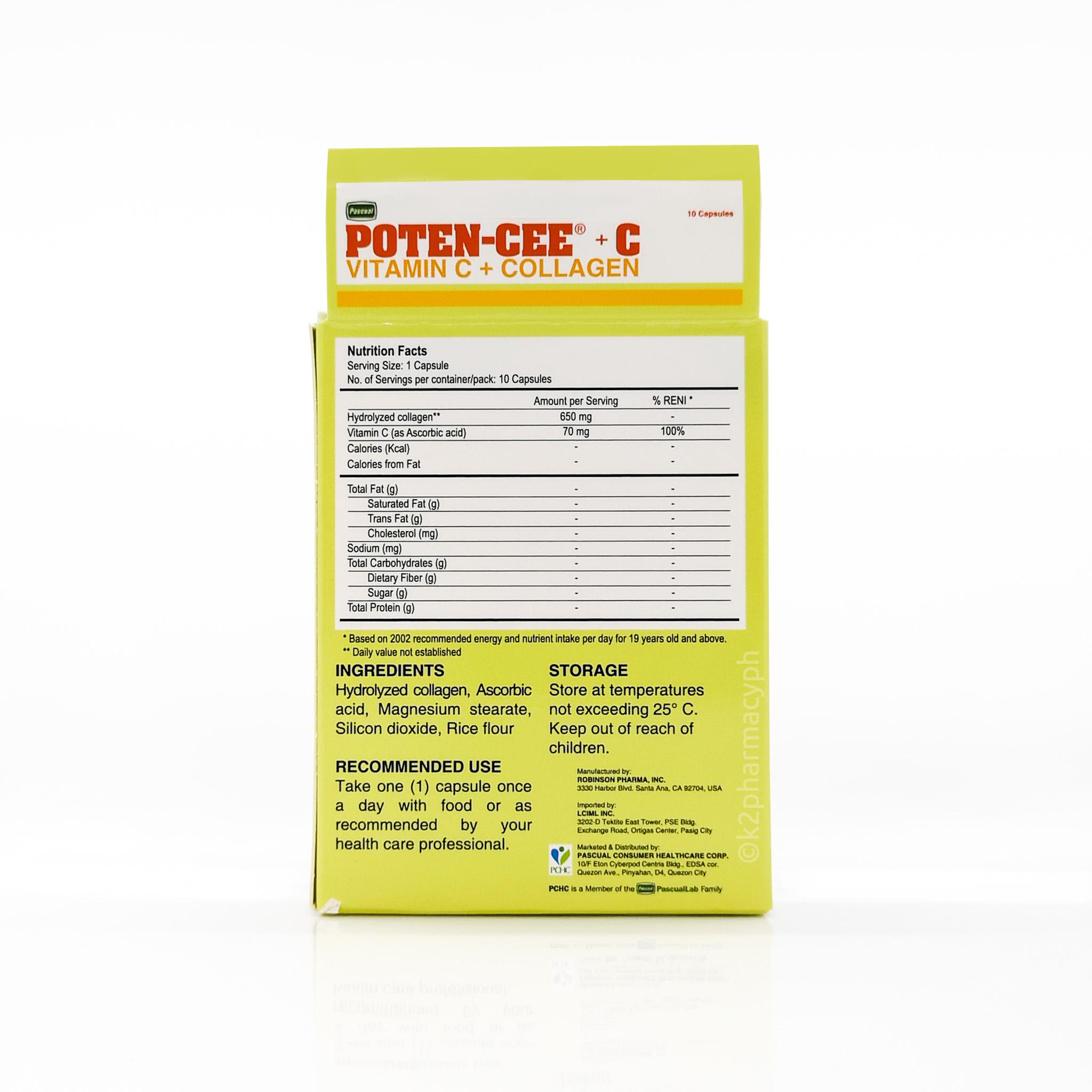Poten-Cee® + Collagen Capsule