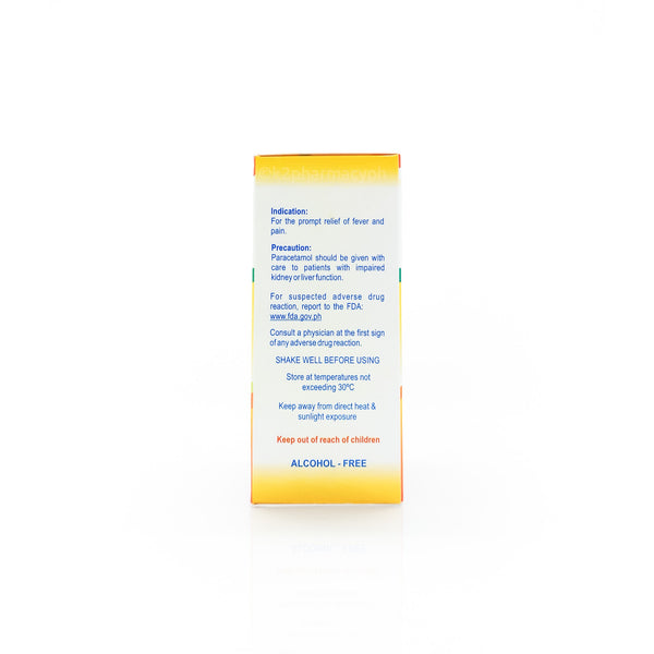 Biogic 125mg/5ml Paracetamol Orange Syrup 60ml
