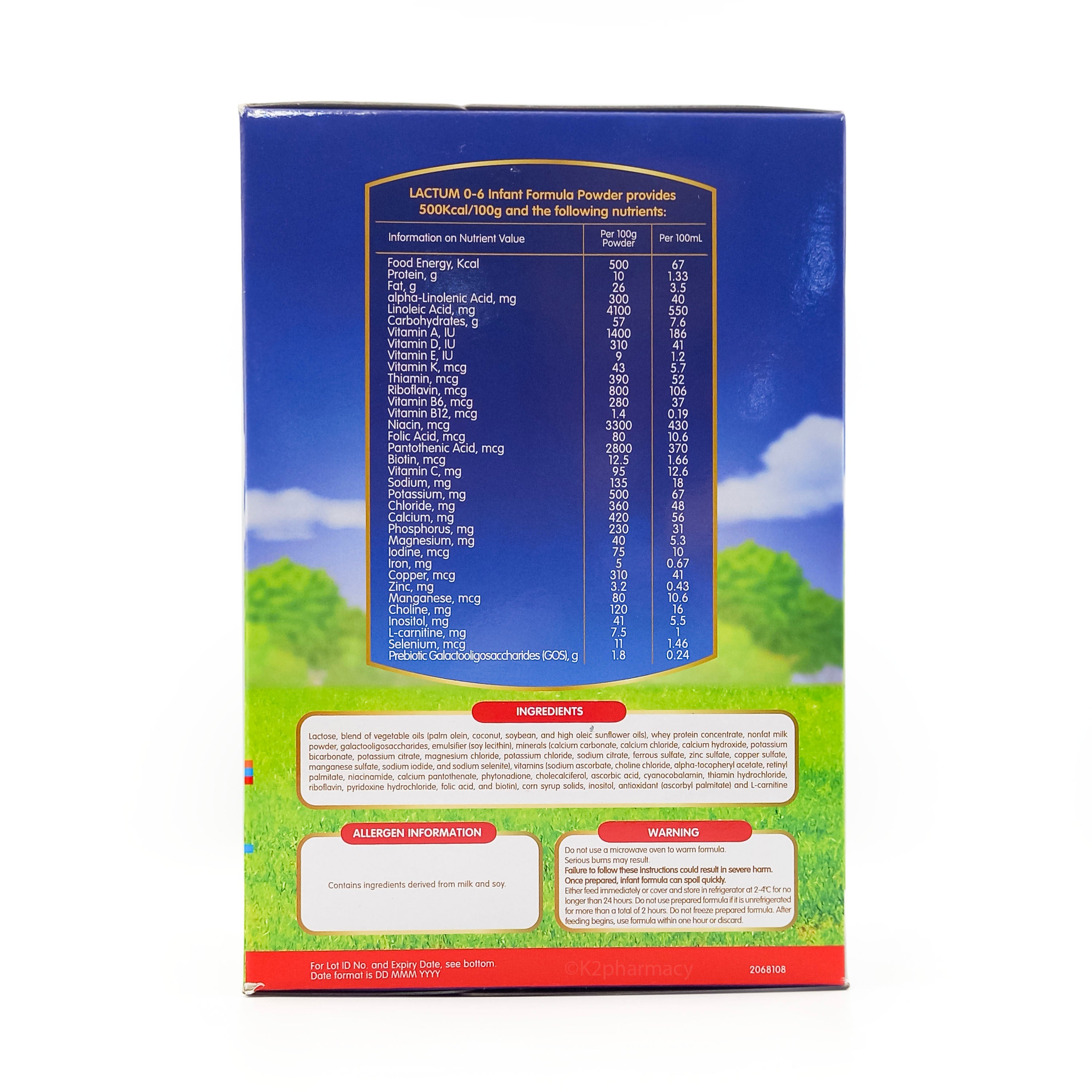 Lactum® Infant Formula Powder (0-6mos) 1.2kg