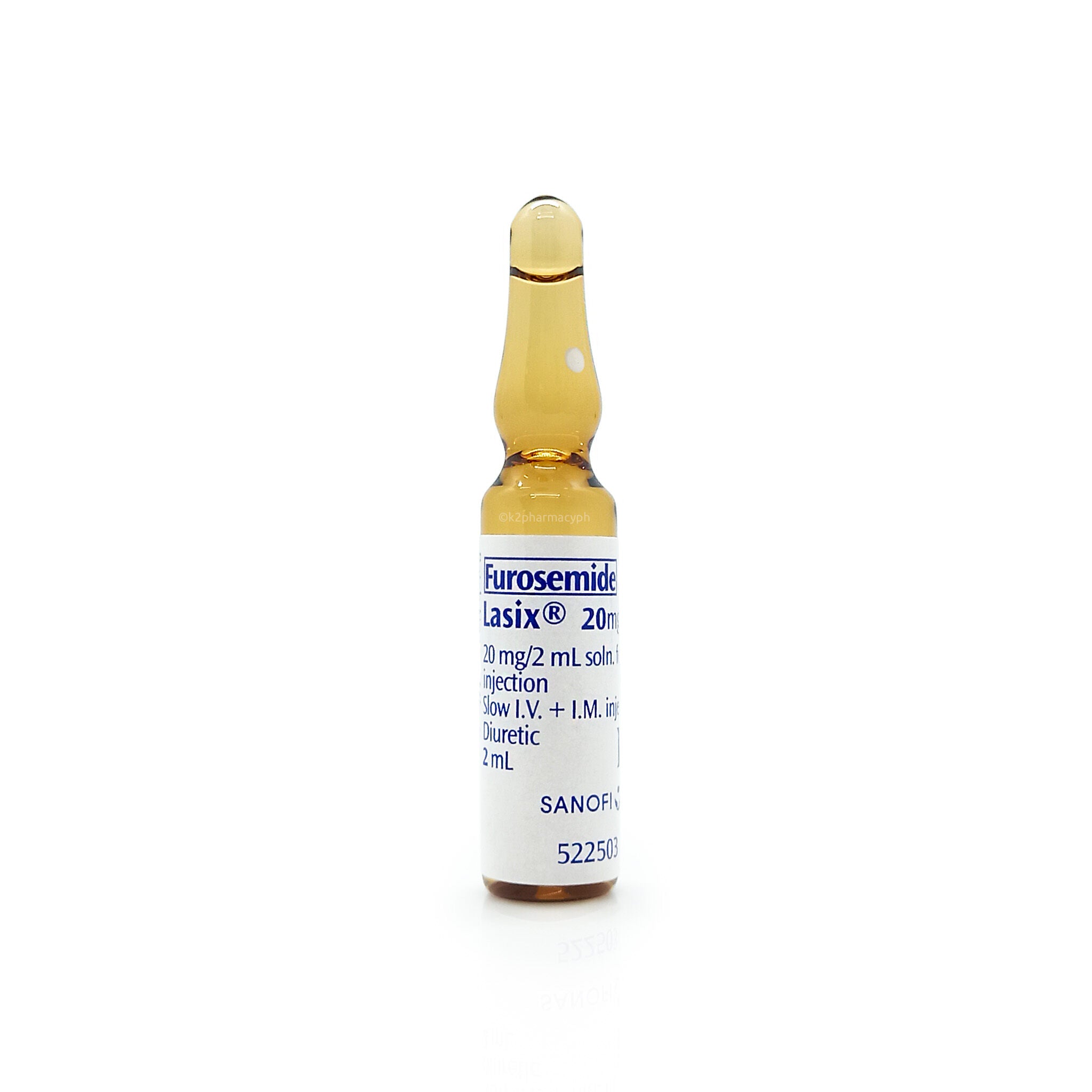 Lasix® 10mg/mL Solution for Injection (IV/IM) 20mg/2mL