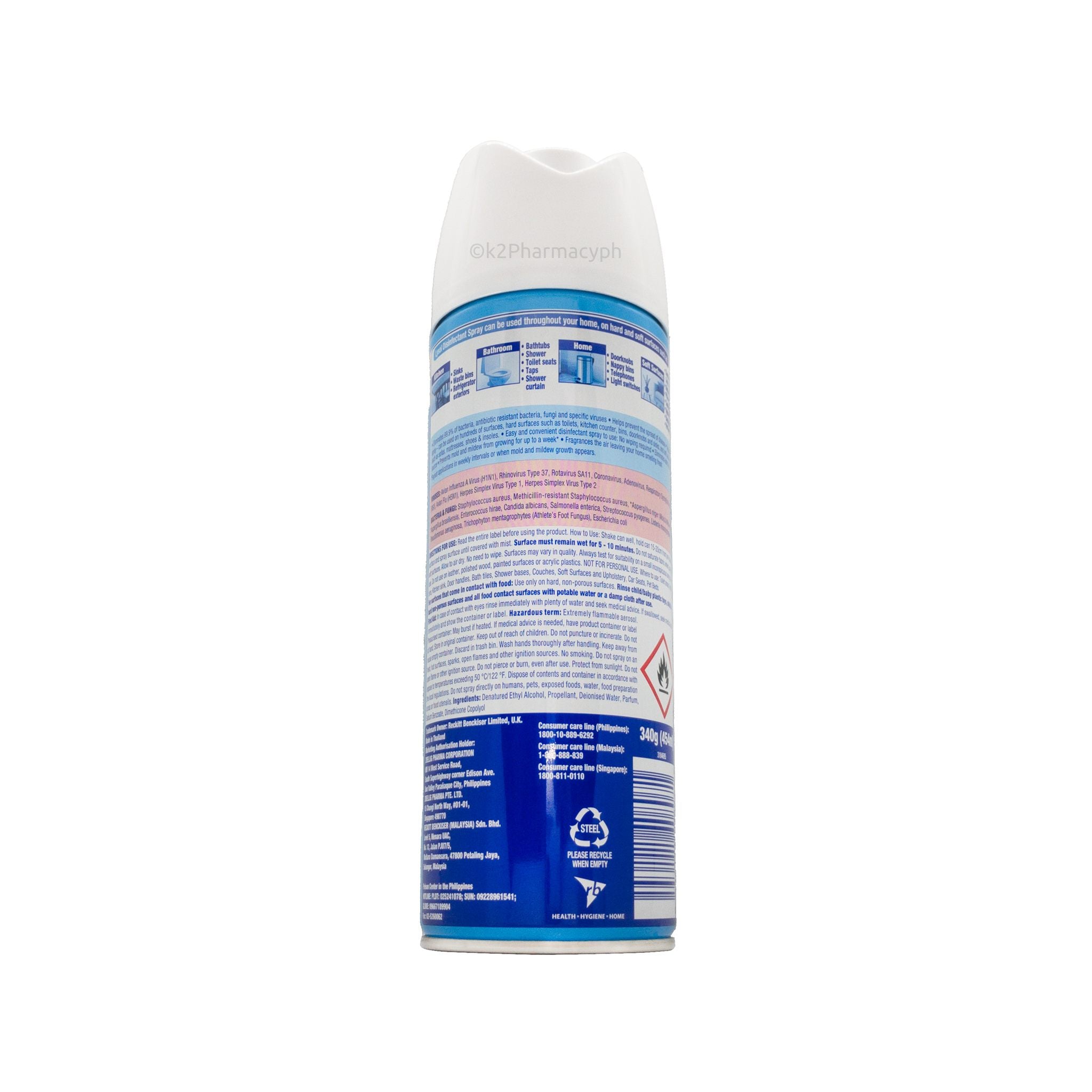 Lysol® Disinfectant Spray Crisp Linen 340g